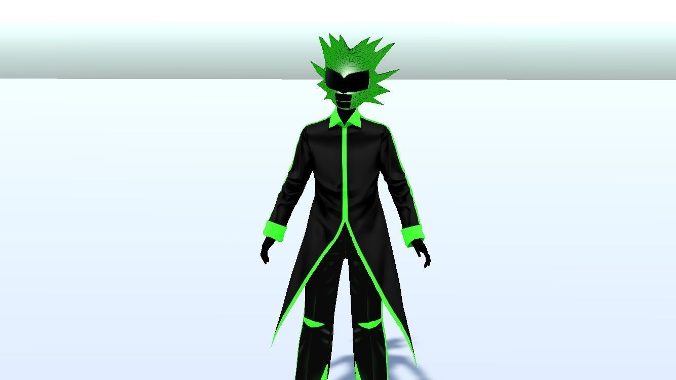 Original Character Virtual Man VRM included 3D asset