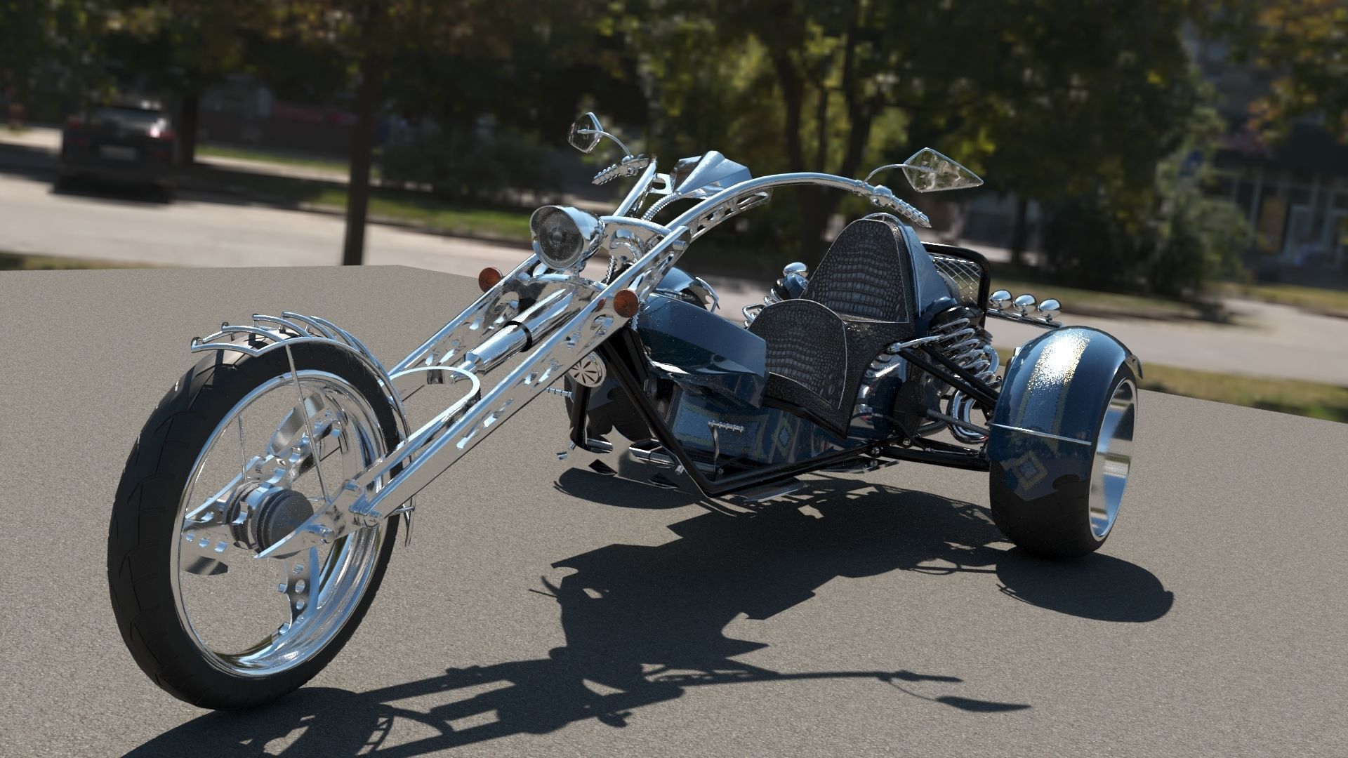 Trike bike 3D model | CGTrader