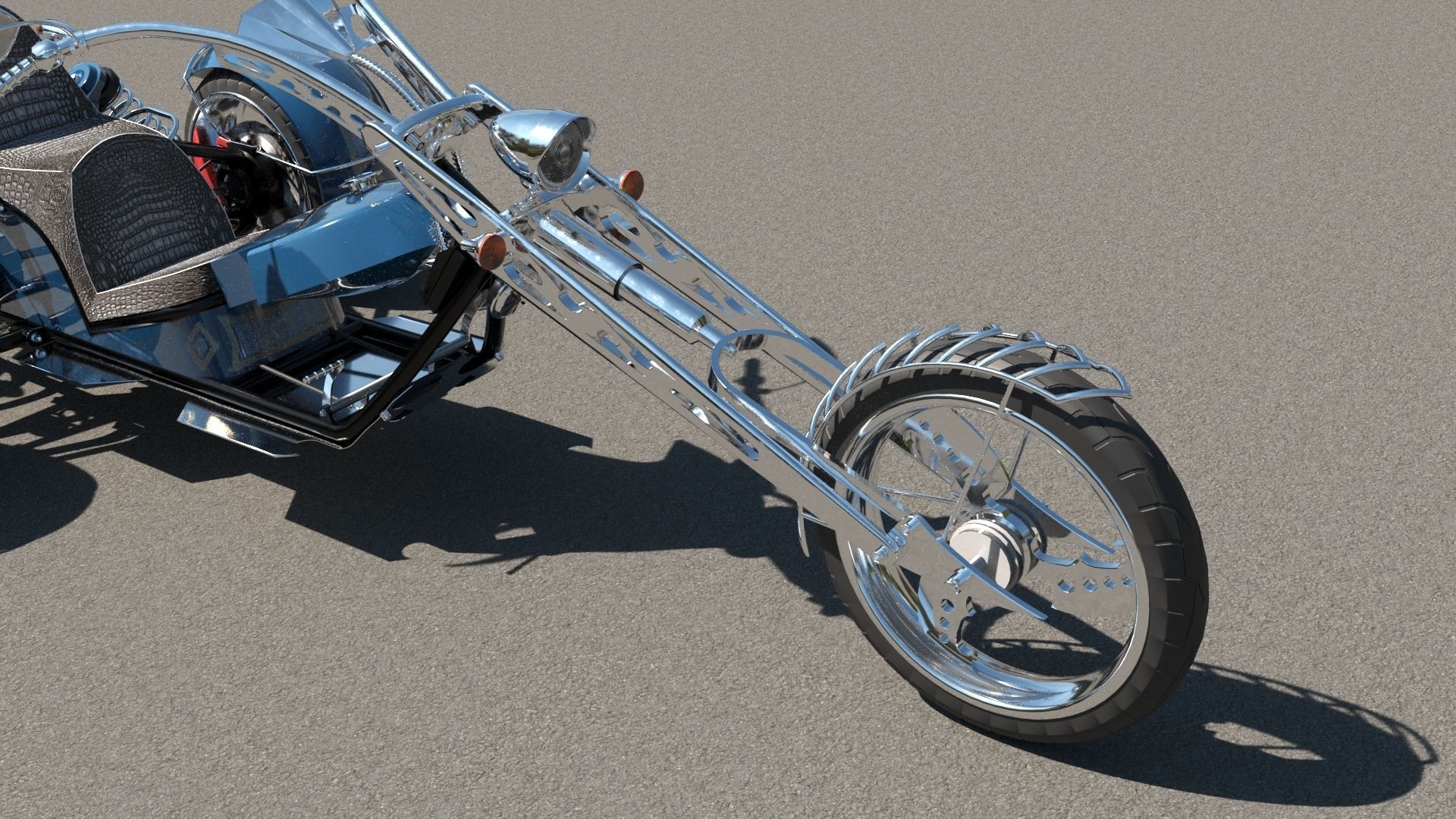 Trike bike 3D model | CGTrader