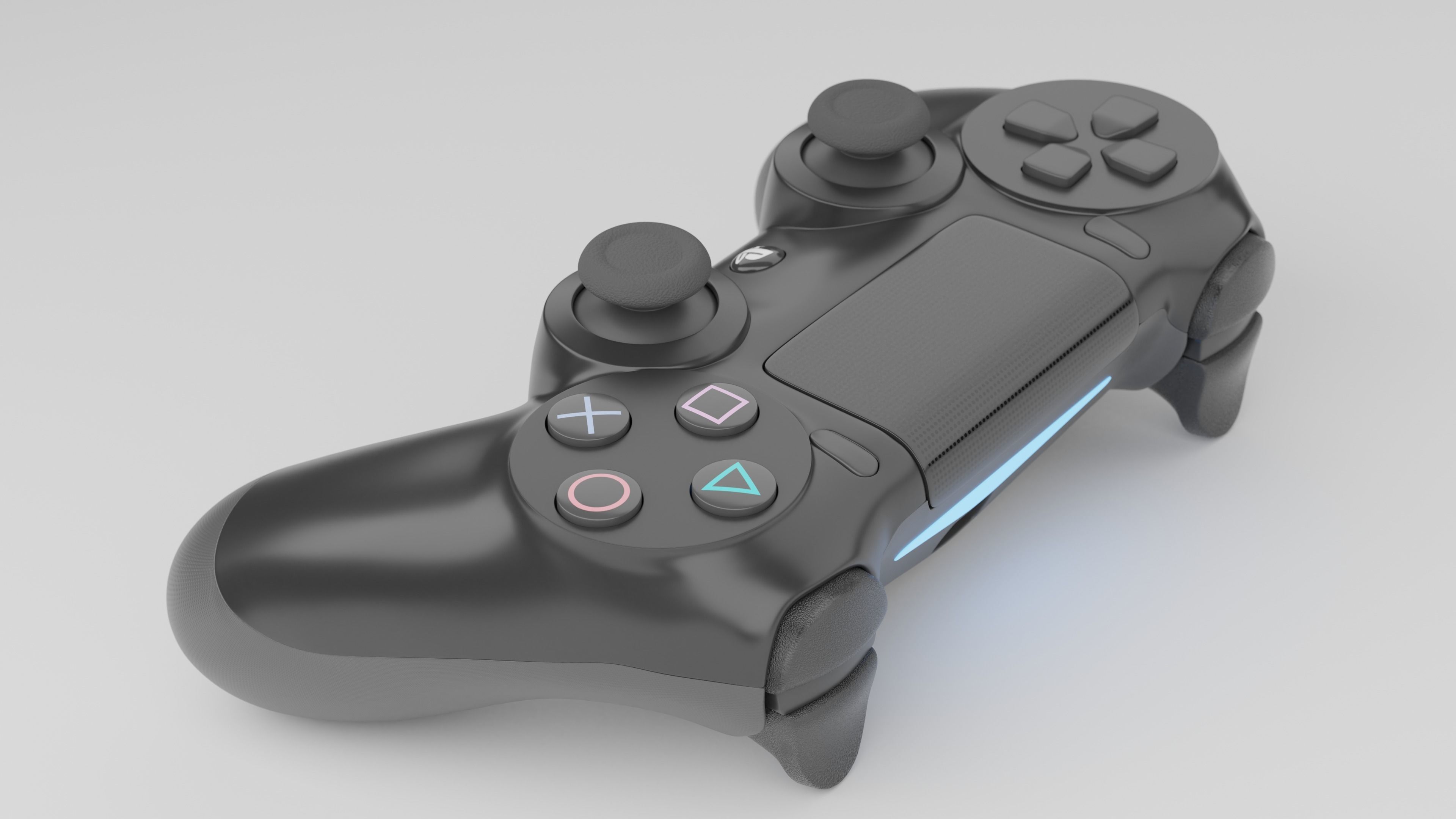 Playstation 4 Controller Model 3D model | CGTrader