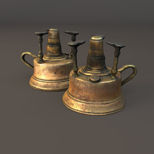 Antique Spirit Burner - Photogrammetry 3D model | CGTrader