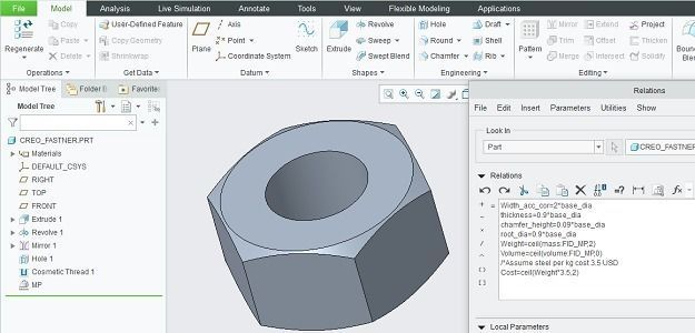 Creo Fastener Design 3D model | CGTrader
