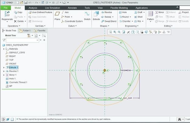 Creo Fastener Design 3D model | CGTrader