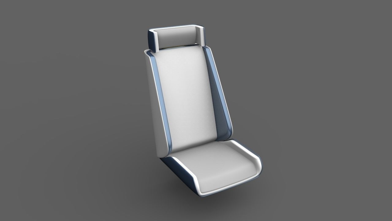 Cyber box - Basic car seat concept modelled in blender 3D model | CGTrader