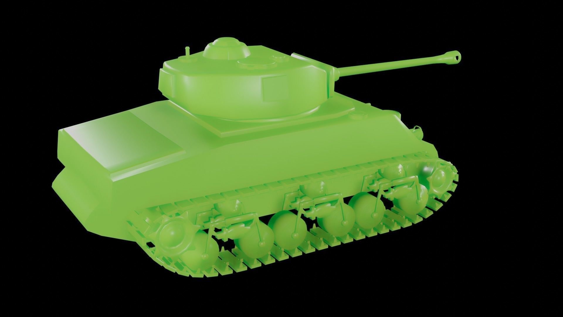 Green Army Man Tank -Toy Tank- 3D Model 3D model | CGTrader