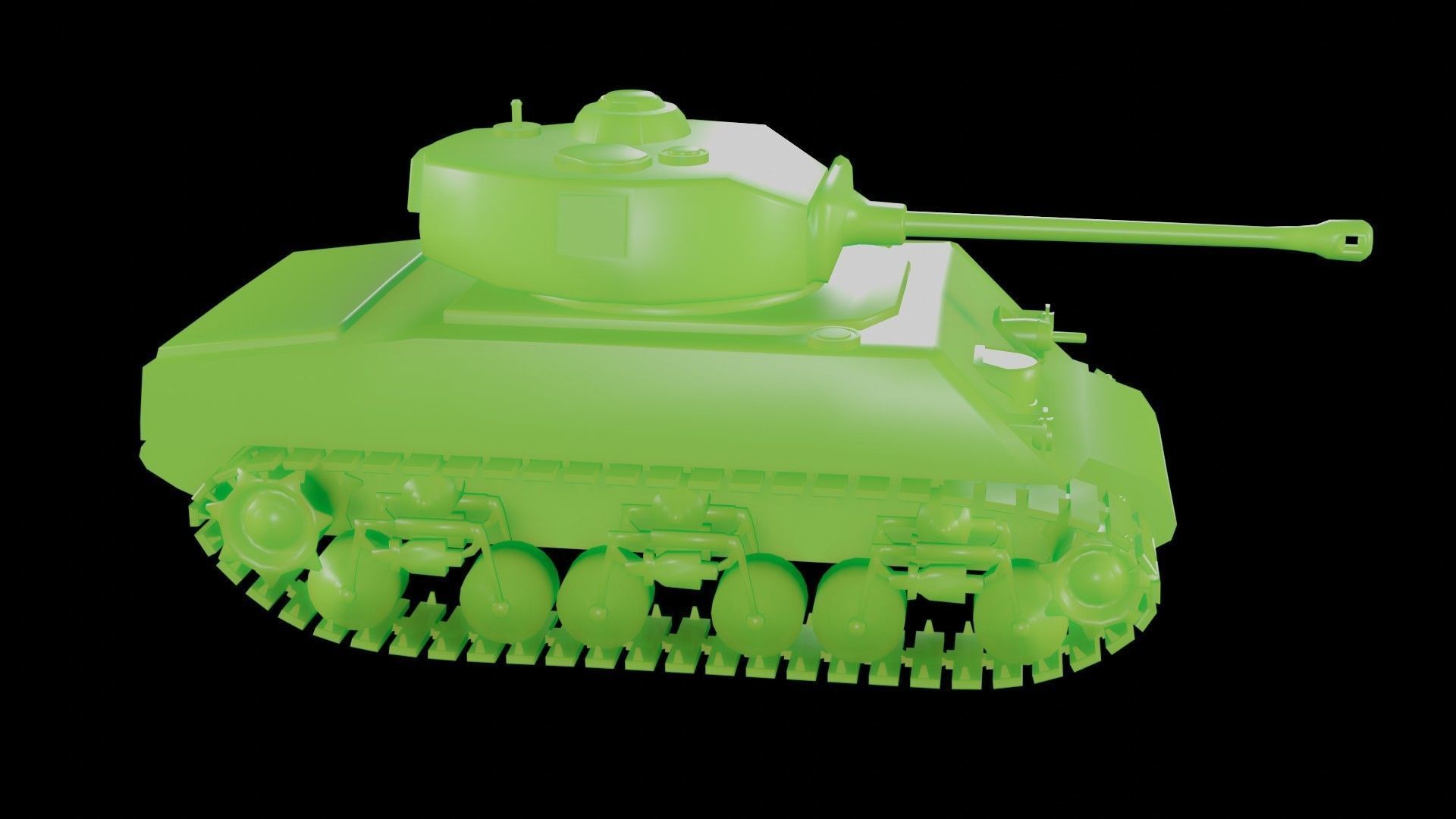 Green Army Man Tank -Toy Tank- 3D Model 3D model | CGTrader