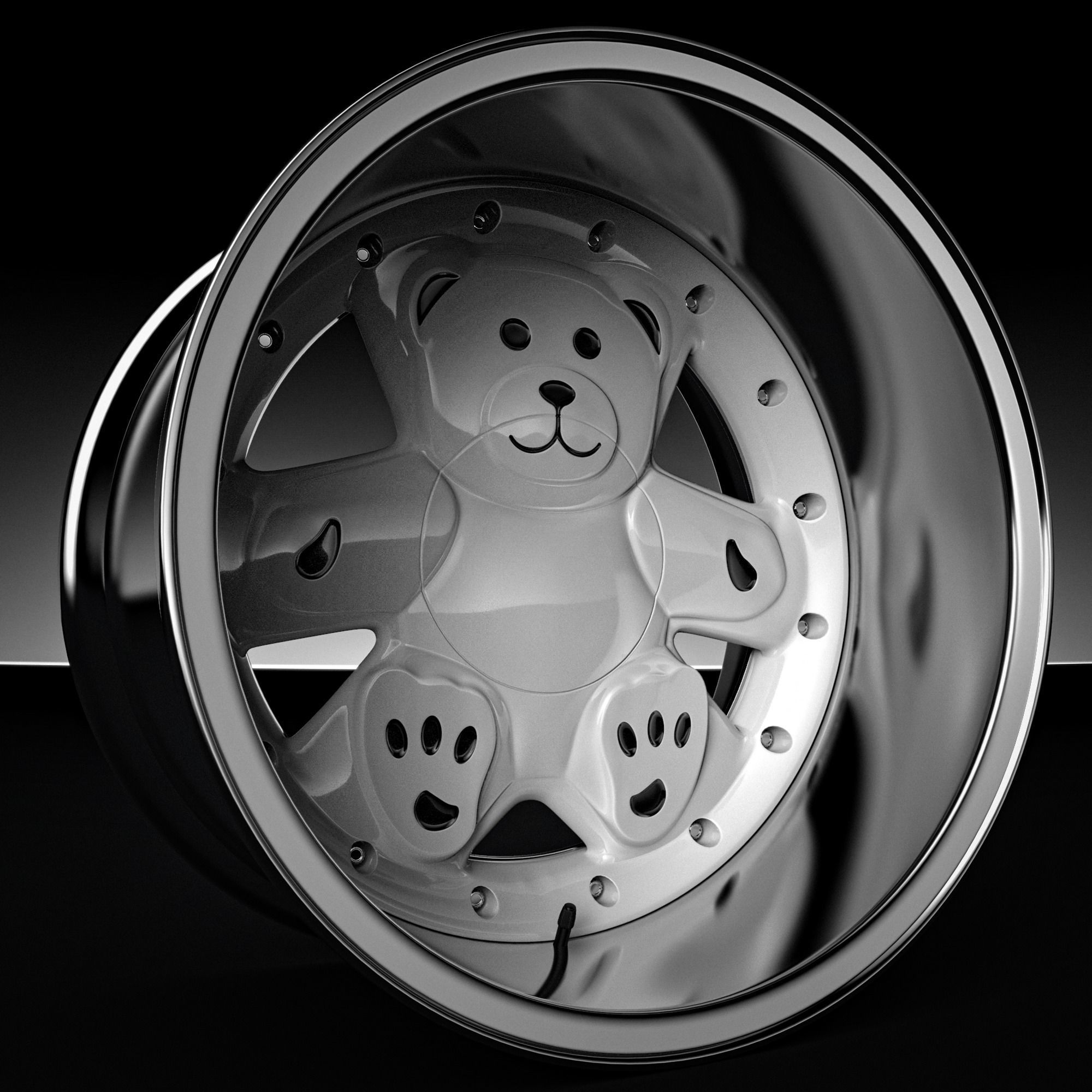 Ronal Teddy Bear 3D model | CGTrader