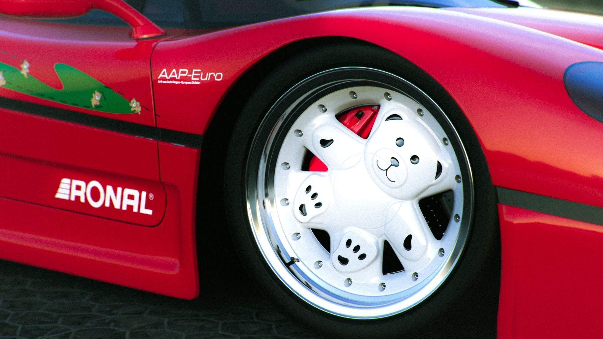 Ronal Teddy Bear 3D model | CGTrader