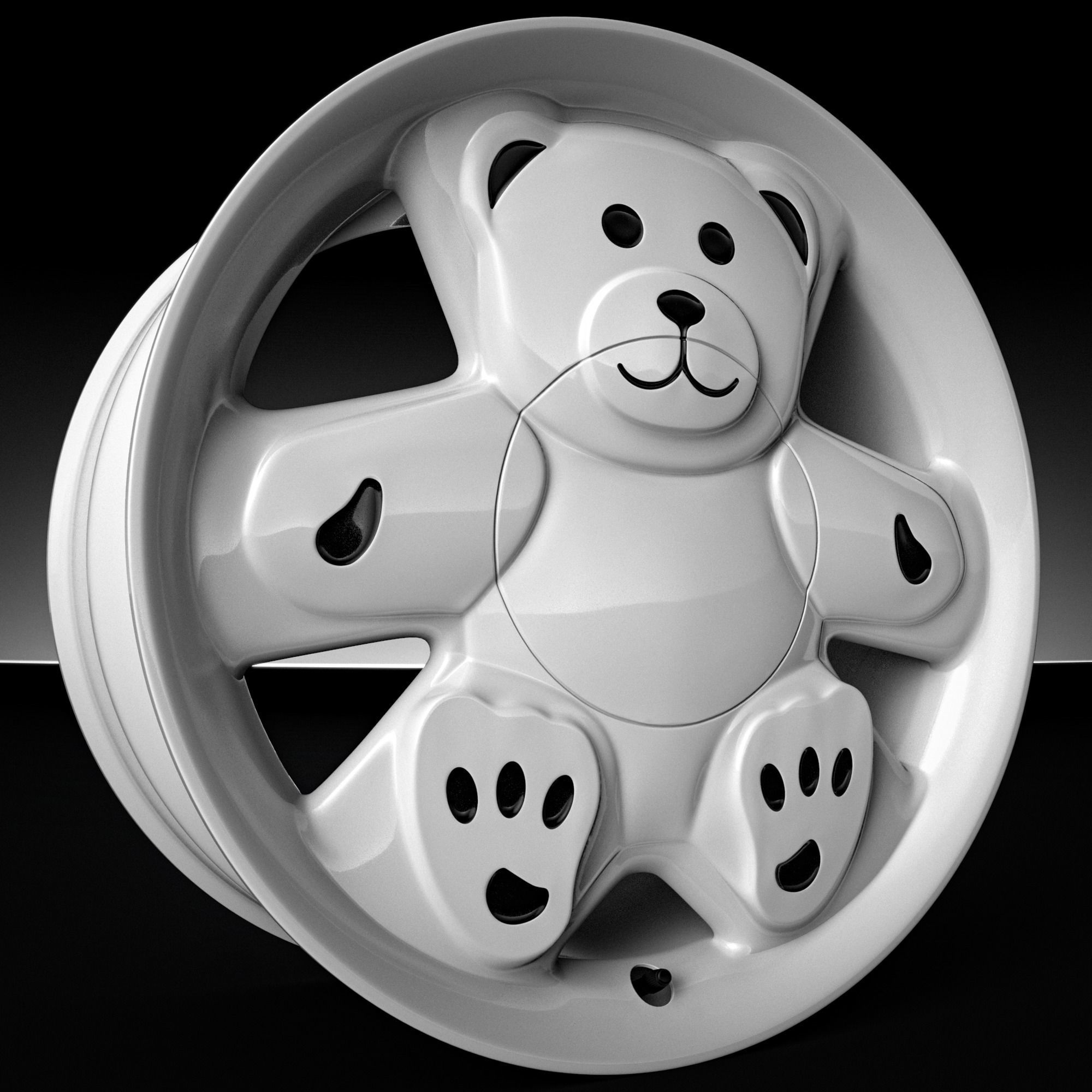 Ronal Teddy Bear 3D model | CGTrader