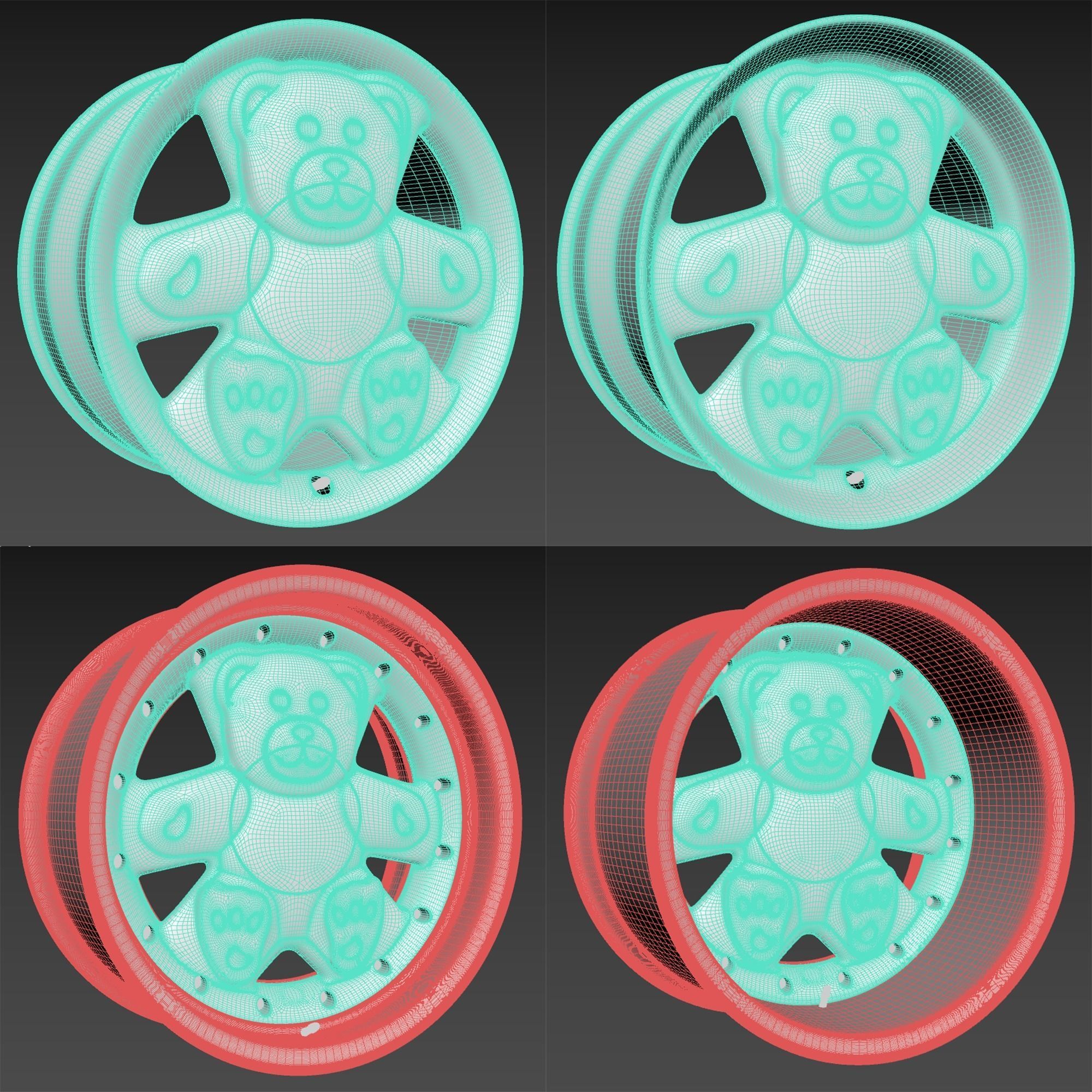 Ronal Teddy Bear 3D model | CGTrader