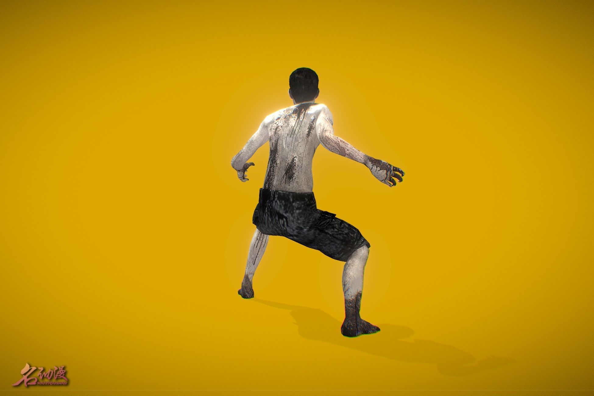 3D model Zombies Runner VR / AR / low-poly | CGTrader