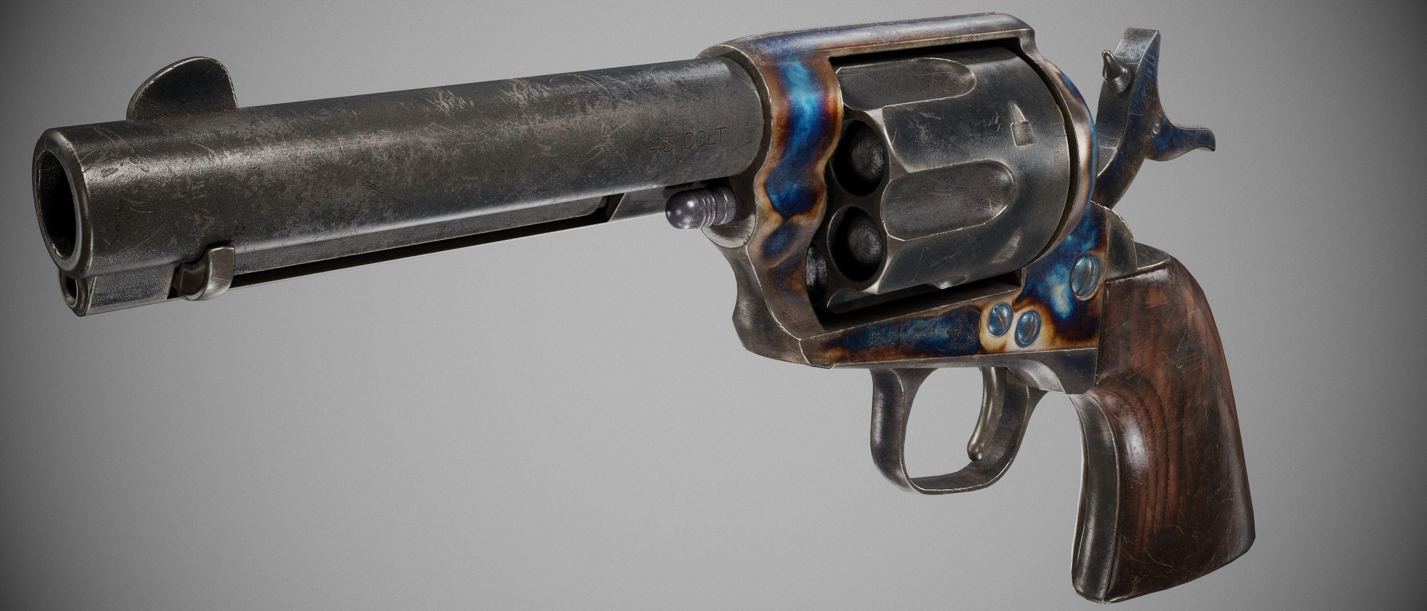 3D model Colt Single Action Army - Peacemaker VR / AR / low-poly | CGTrader