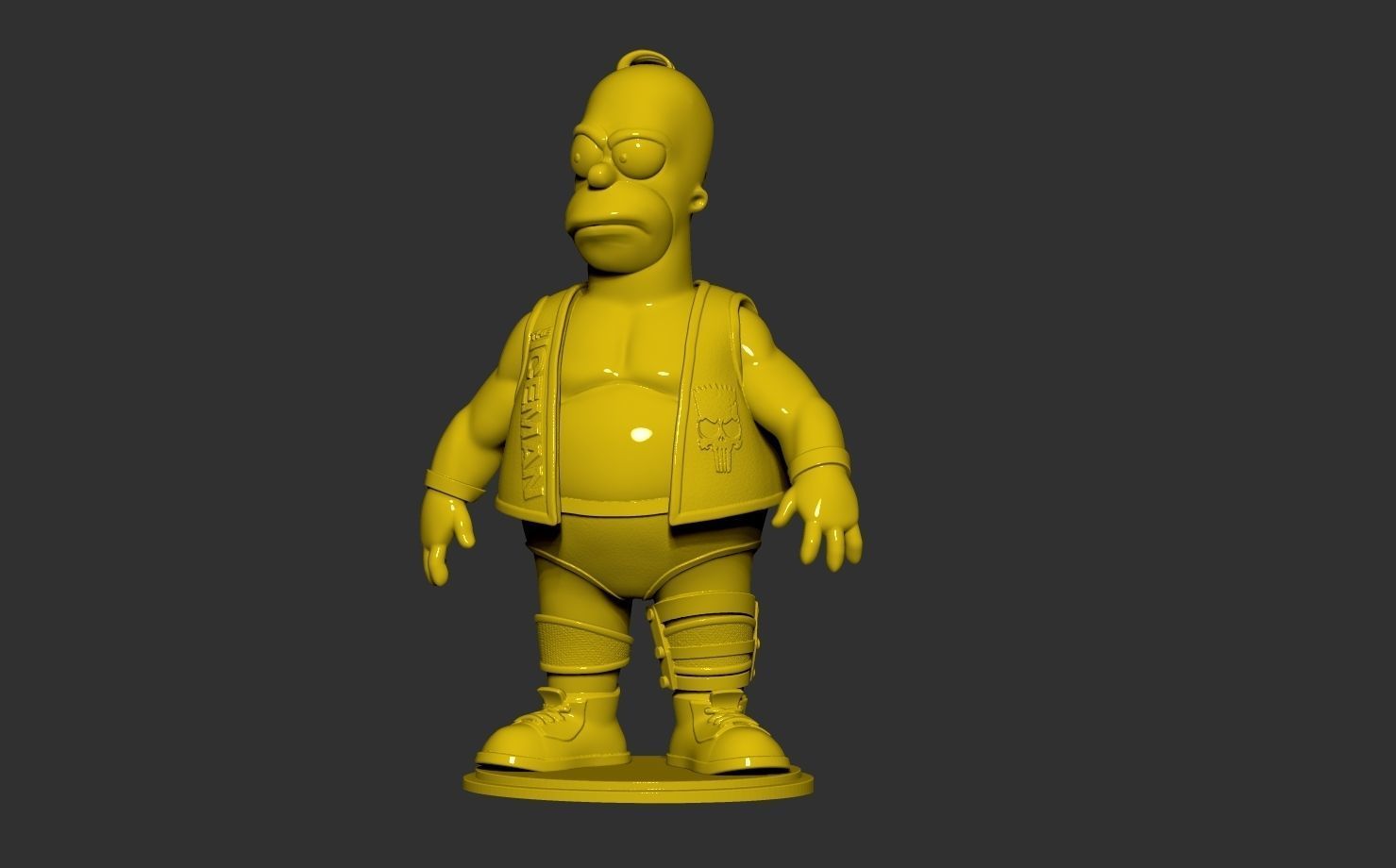 simpsons homer 3D model 3D printable | CGTrader