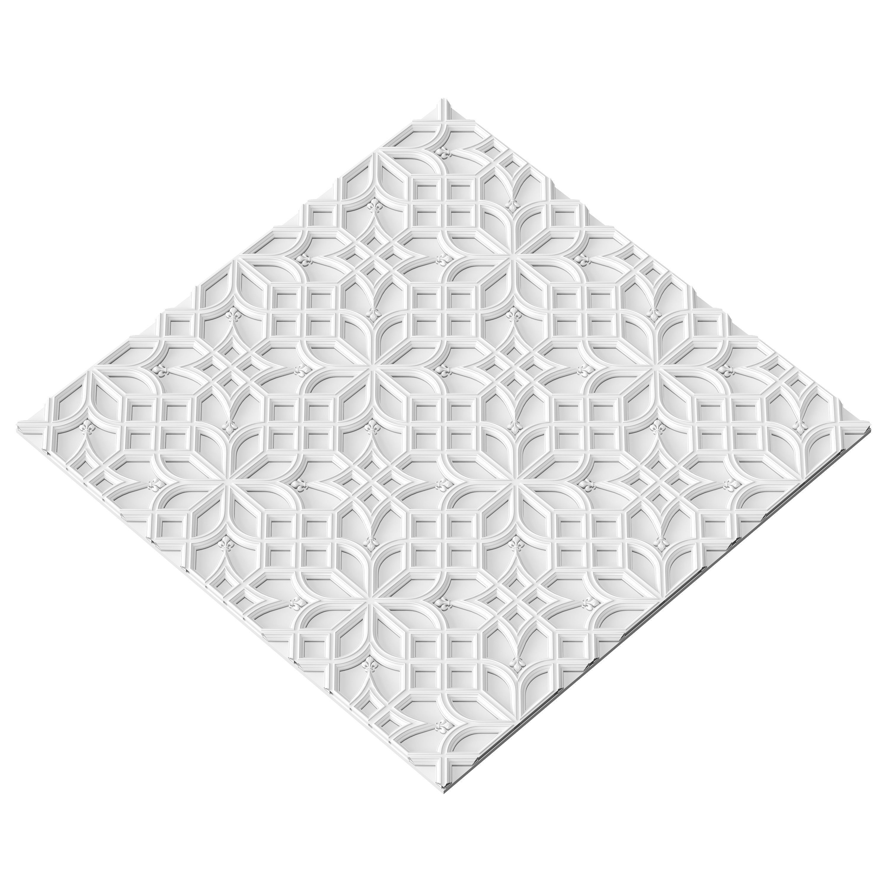 Classic Seamless Ceiling 3D model | CGTrader