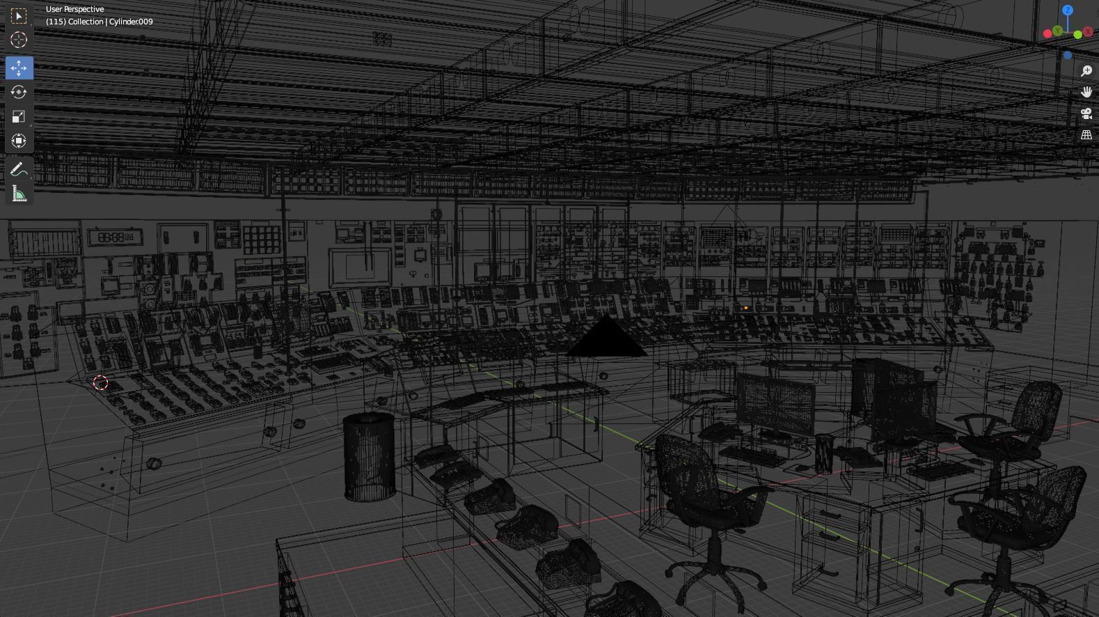 Nuclear Power Plant Control Room 3D model | CGTrader