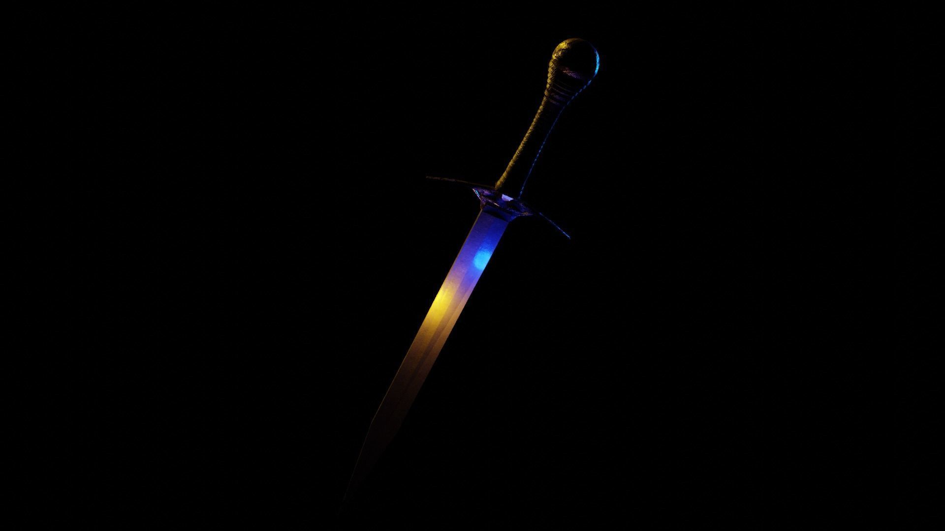 3D model Knights Blade Medieval Sword VR / AR / low-poly | CGTrader