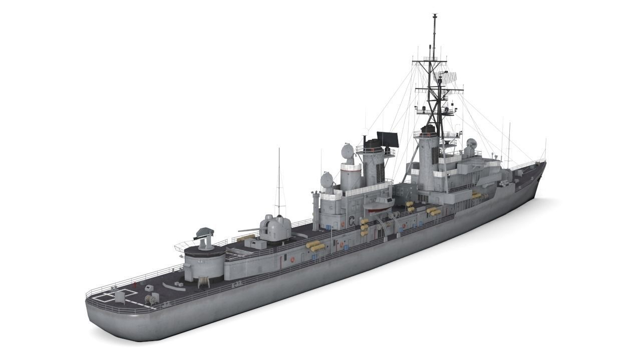 3D model DDG 19 USS Tattnall VR / AR / low-poly | CGTrader