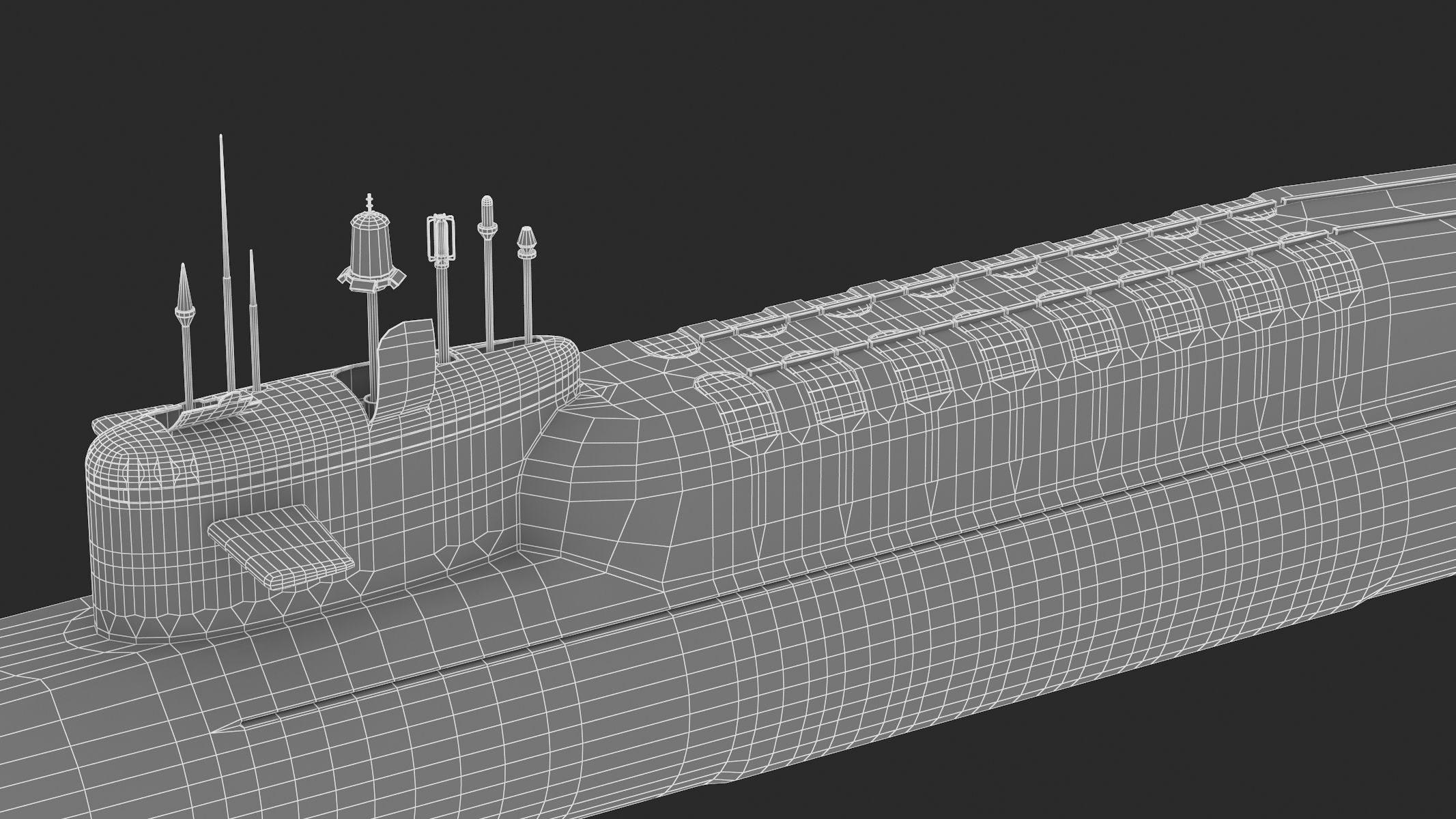 Russian Nuclear Strategic Submarine Delta IV Class 3D model | CGTrader