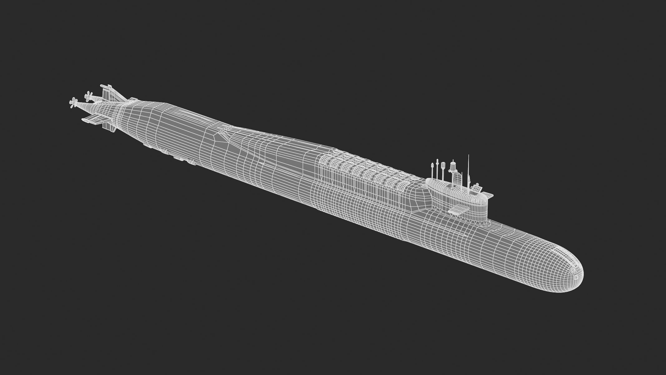 Russian Nuclear Strategic Submarine Delta IV Class 3D model | CGTrader