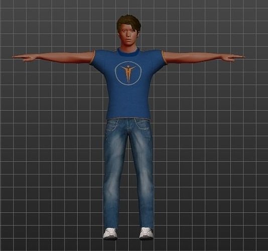 male character free 3D model | CGTrader
