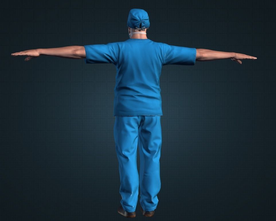 Detailed surgeon model free VR / AR / low-poly 3D model | CGTrader