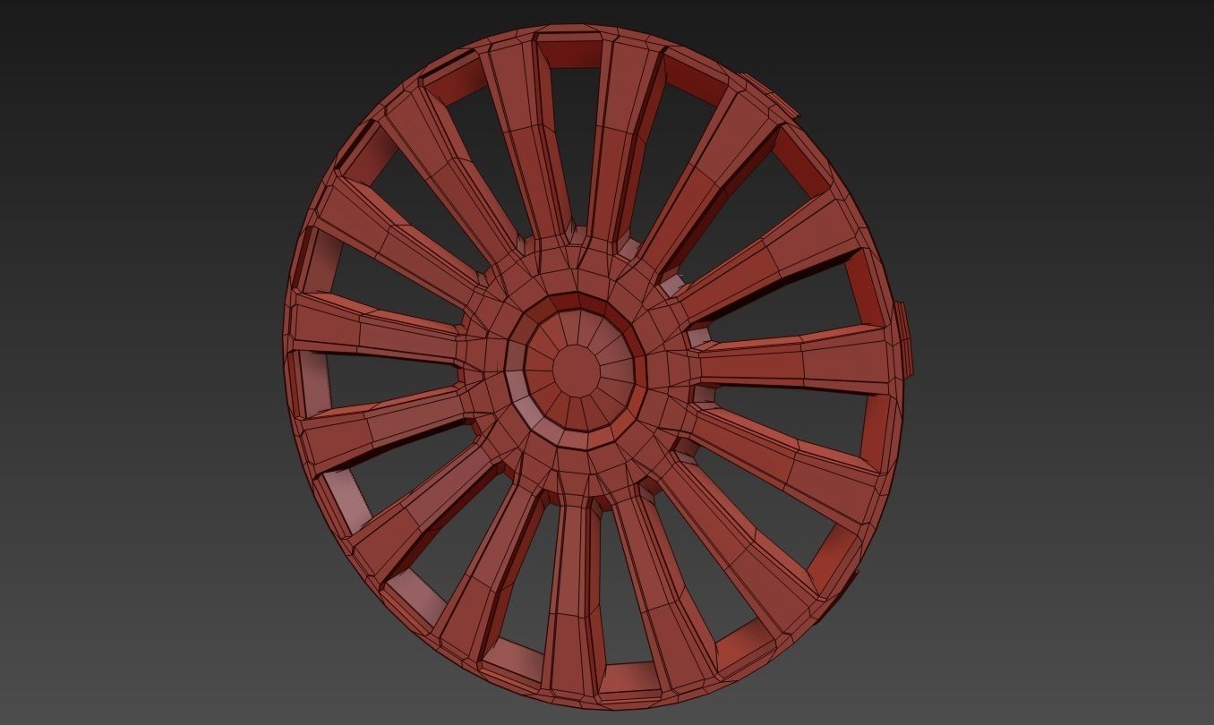 Argo Lemans - Plastic car wheel cover 3D model | CGTrader