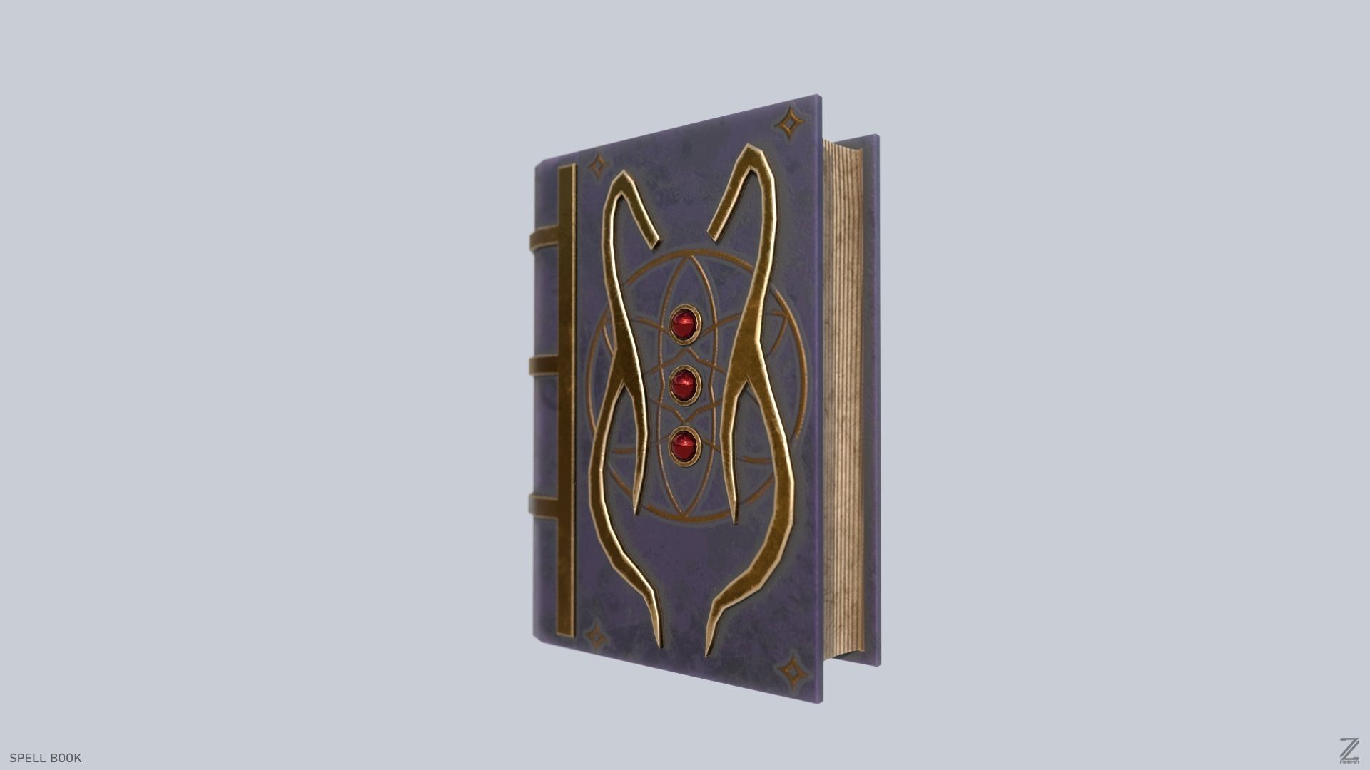 3D model Spellbook VR / AR / low-poly | CGTrader