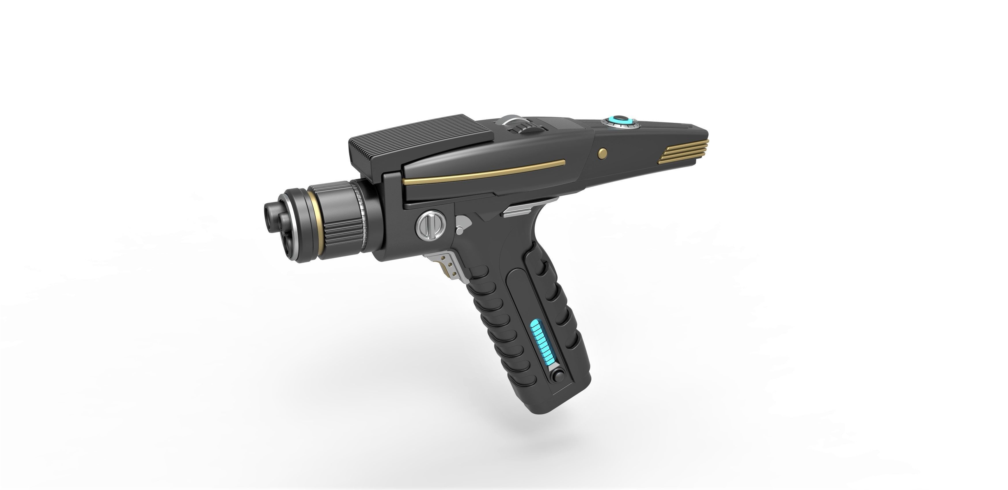 Phaser pistol version 2 from Star Trek Discovery TV series 3D model ...
