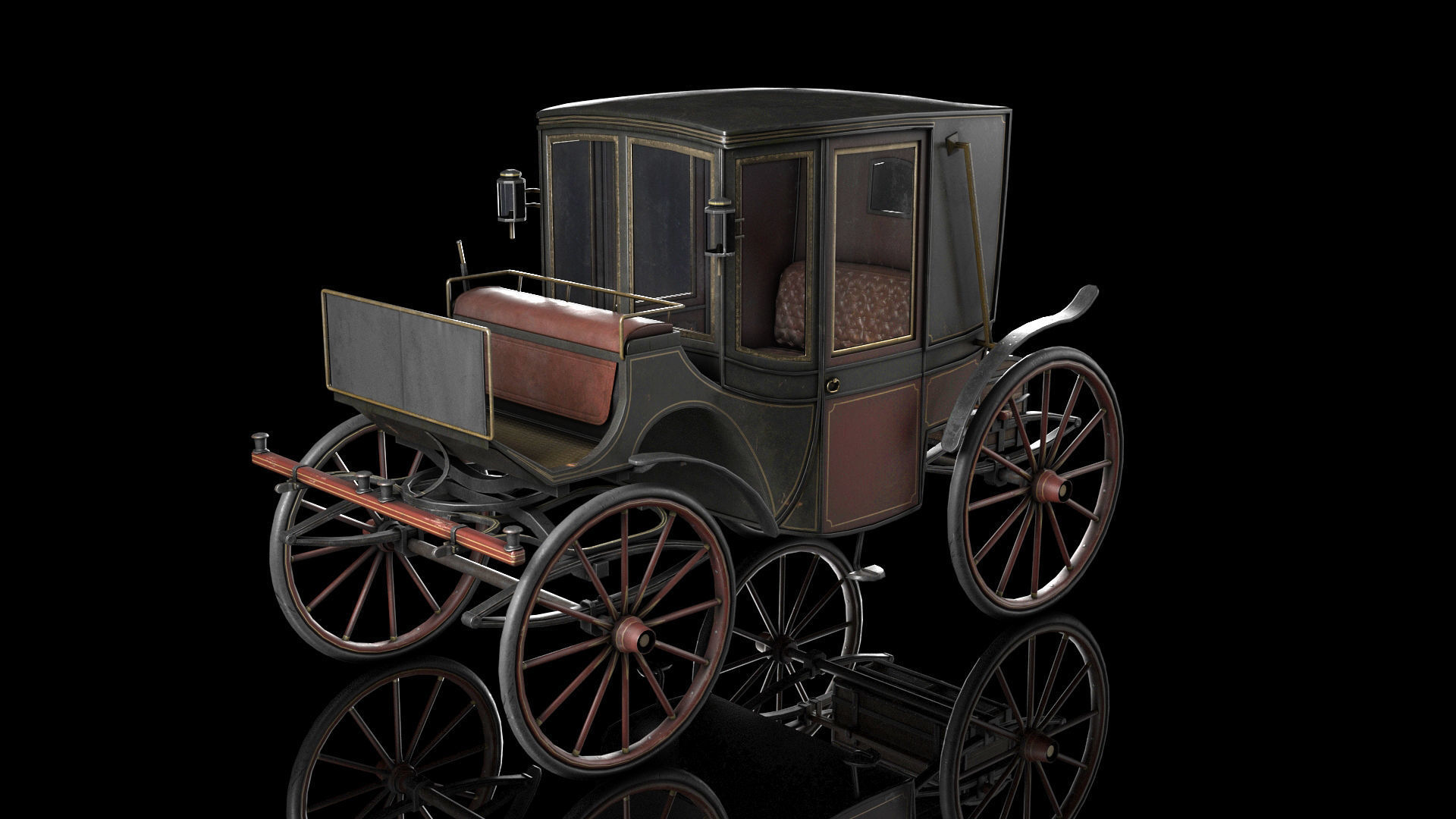 3D model Carriage VR / AR / low-poly | CGTrader