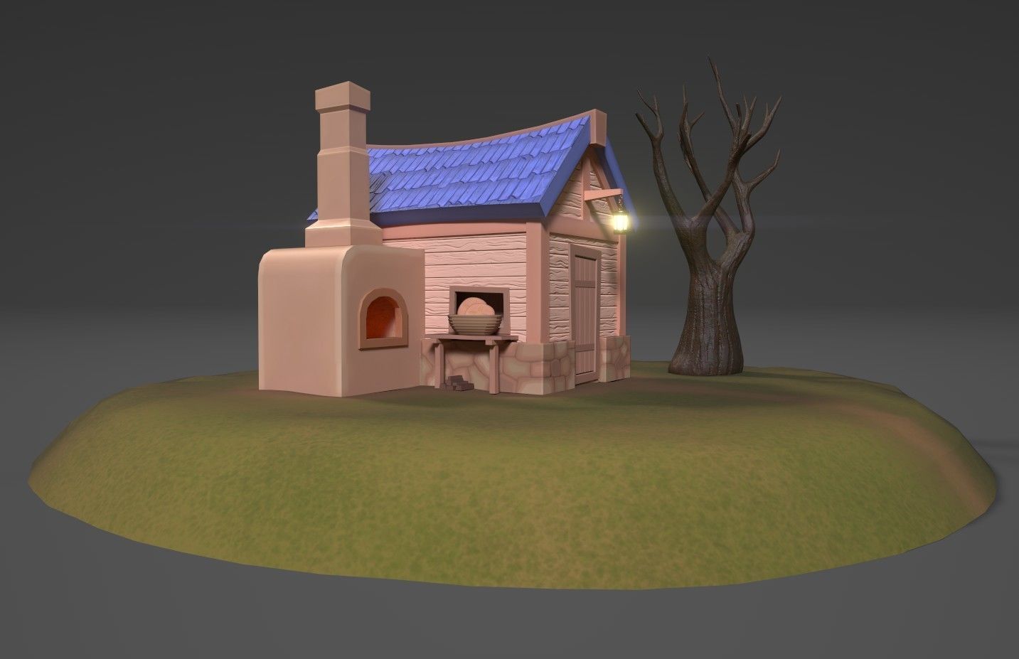 3D model Low-poly stylized bakery scene VR / AR / low-poly | CGTrader