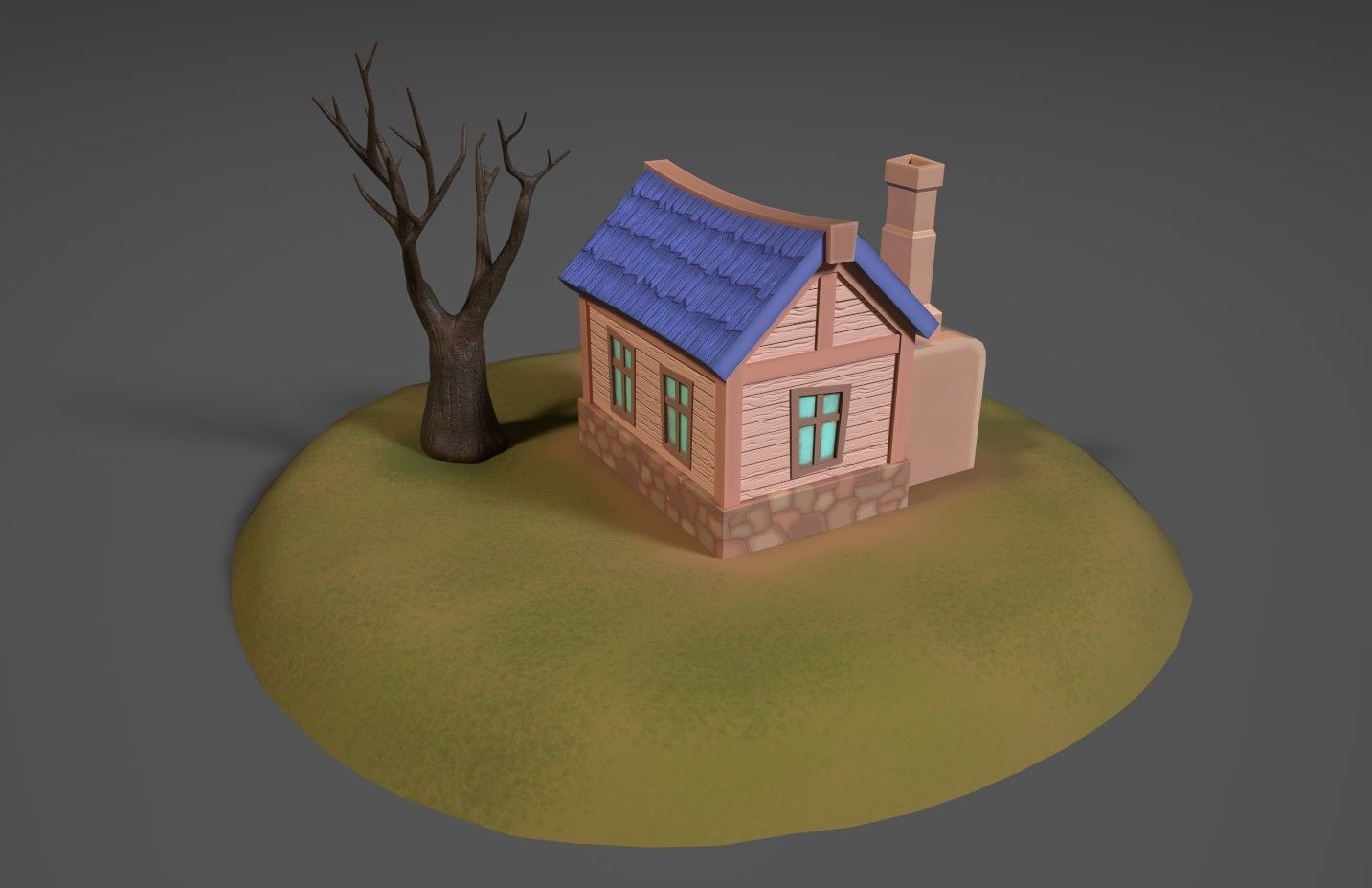 3D model Low-poly stylized bakery scene VR / AR / low-poly | CGTrader