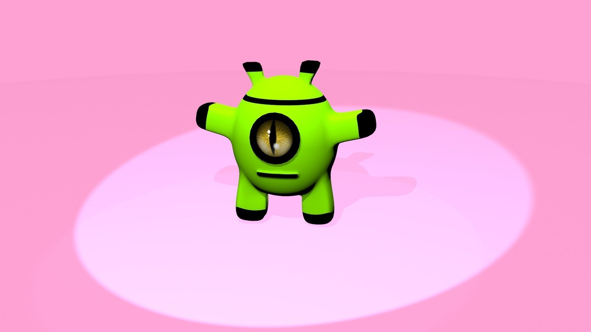 3D model Low Poly Monster VR / AR / low-poly | CGTrader