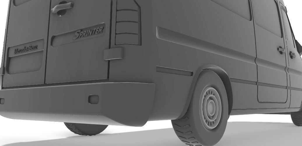 Mercedes Sprinter 2006 3D model 3D printable | CGTrader