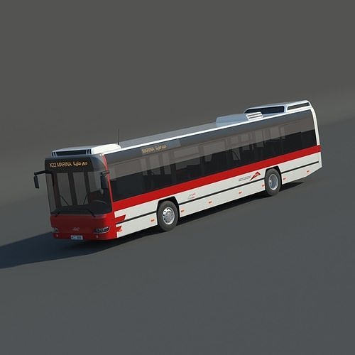 Dubai City Bus 3D model | CGTrader