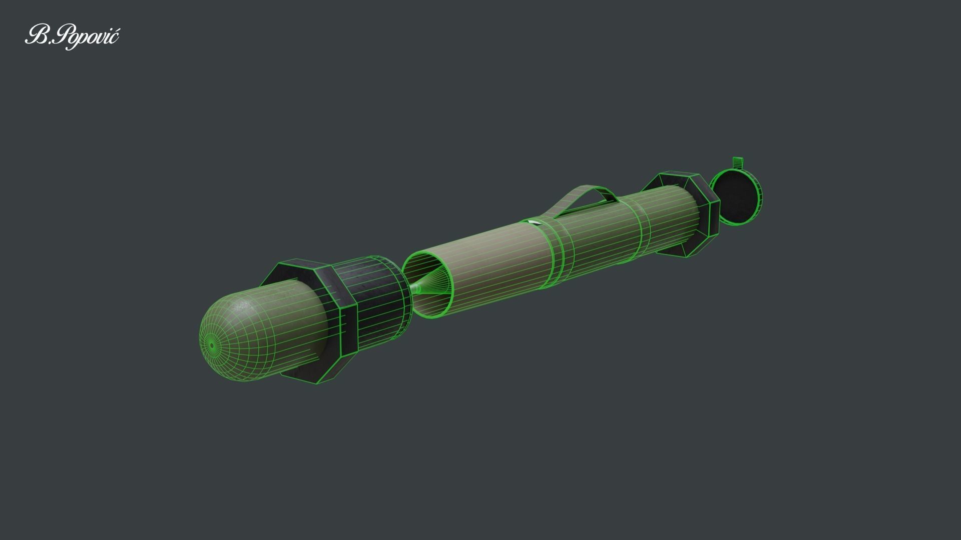 M79 Osa Rocket Launcher 3D model | CGTrader