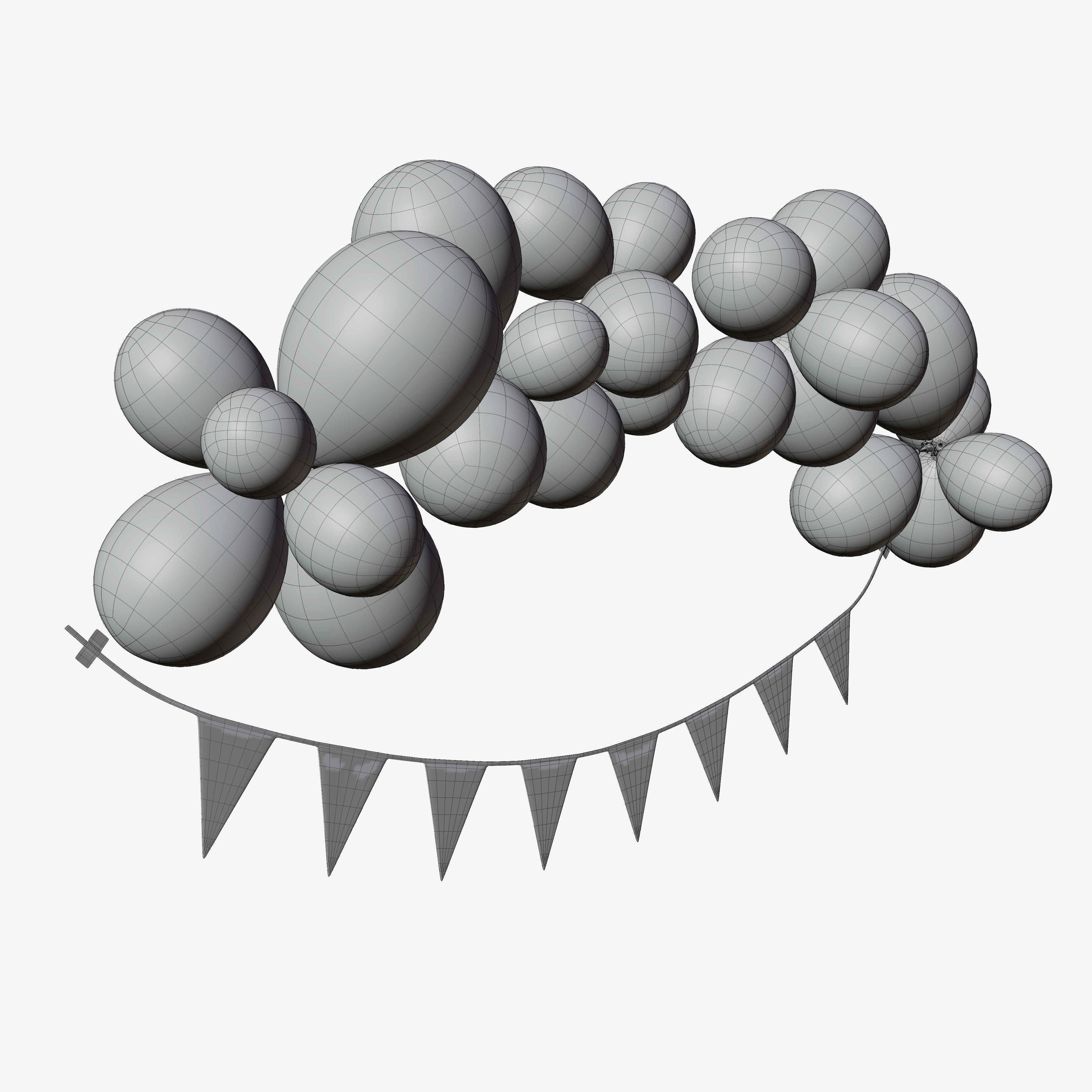 Banner Decoration 3D model | CGTrader