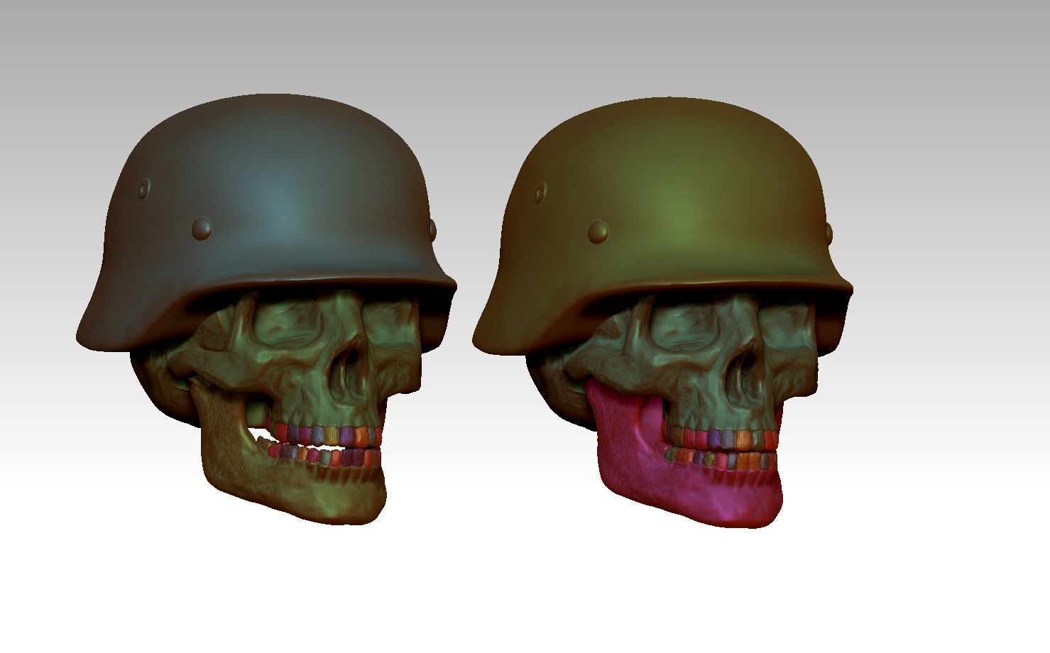 nazi skulls 3D model 3D printable | CGTrader