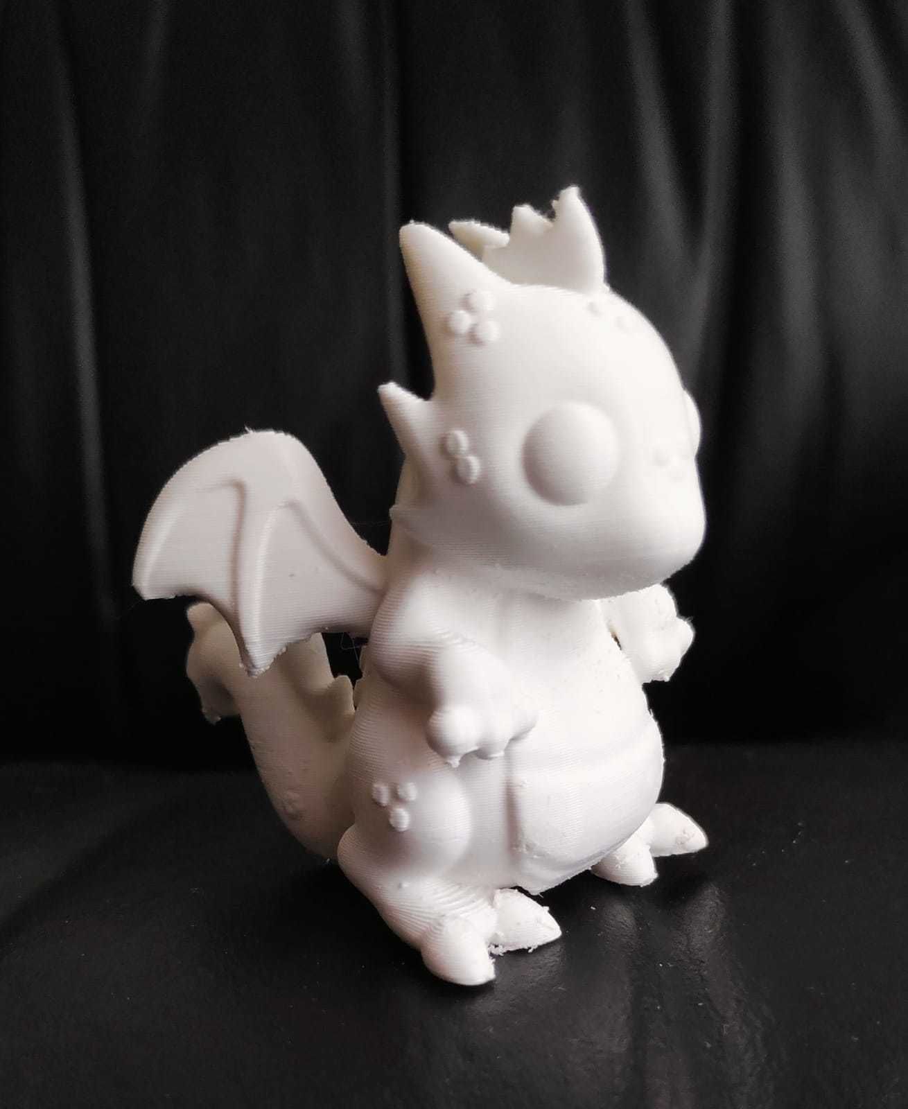 A cute Big Dragon 3D model 3D printable | CGTrader