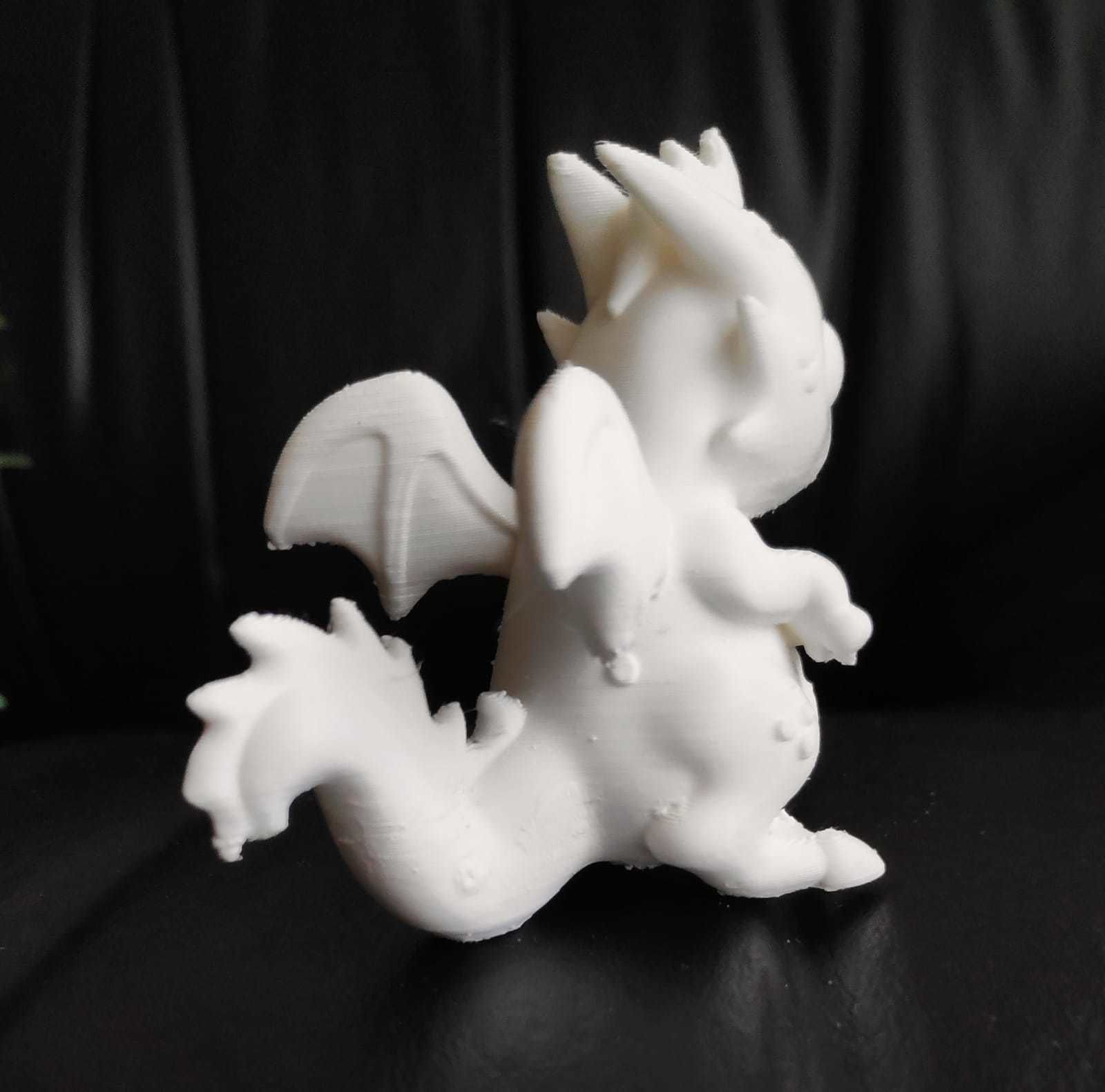 A cute Big Dragon 3D model 3D printable | CGTrader