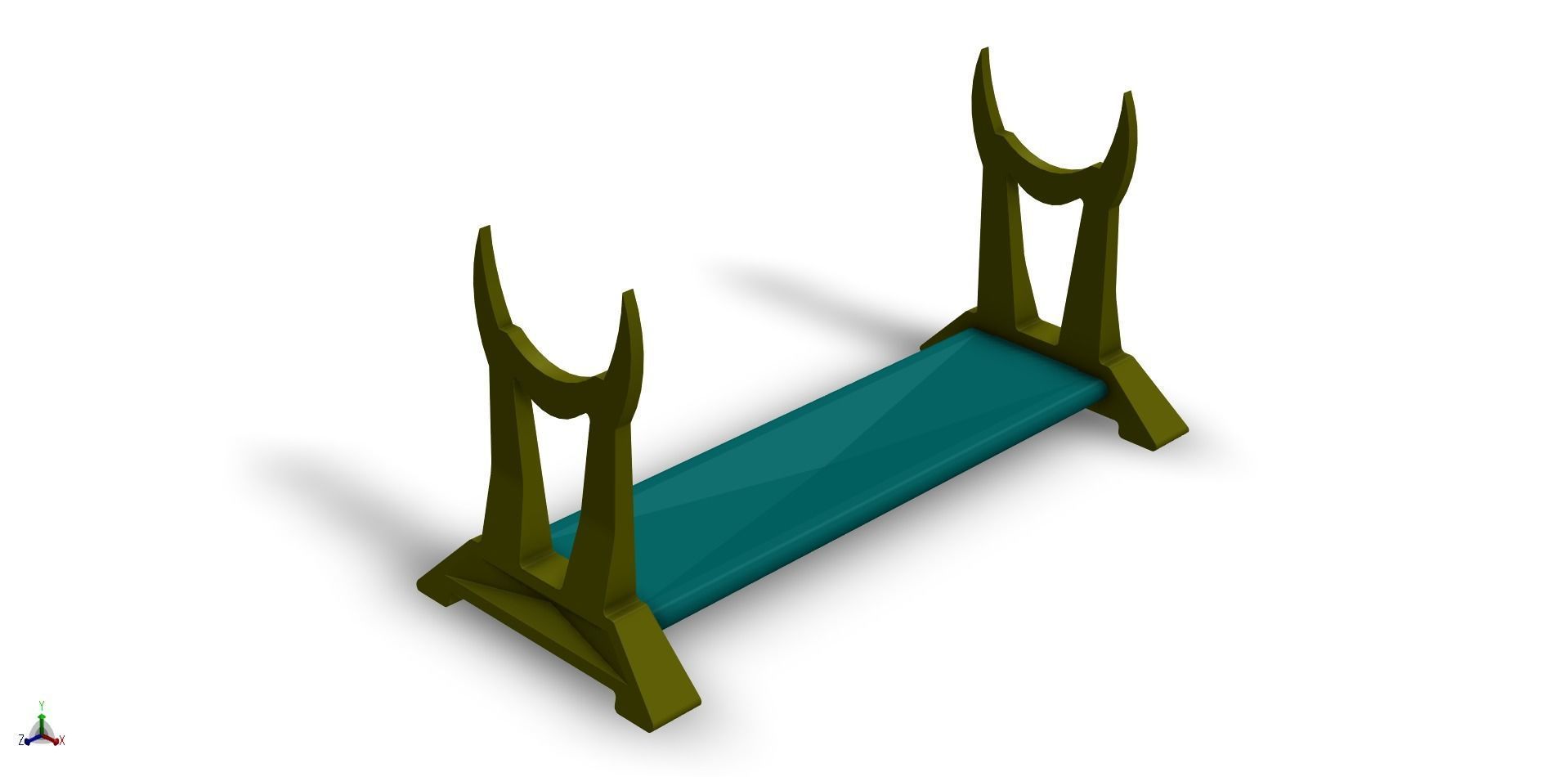 Twisted Dagger Stand free 3D model 3D printable | CGTrader