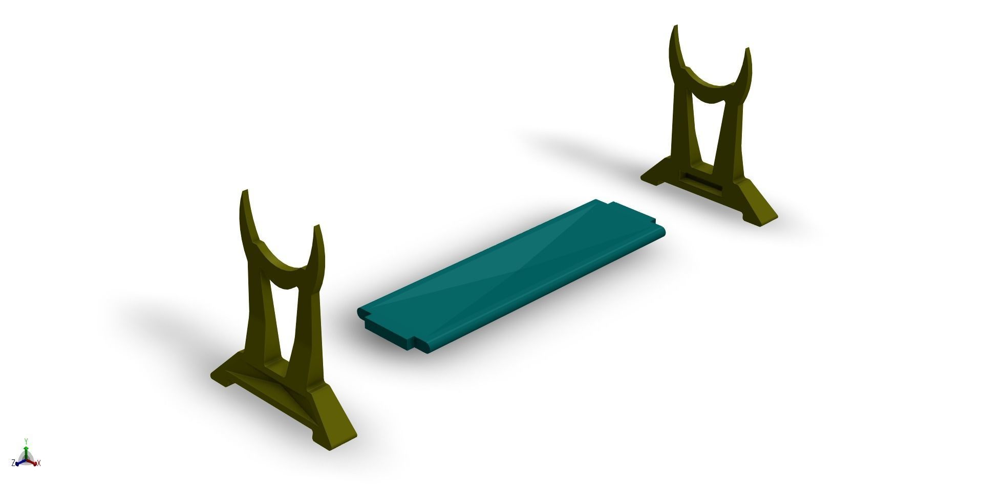Twisted Dagger Stand free 3D model 3D printable | CGTrader