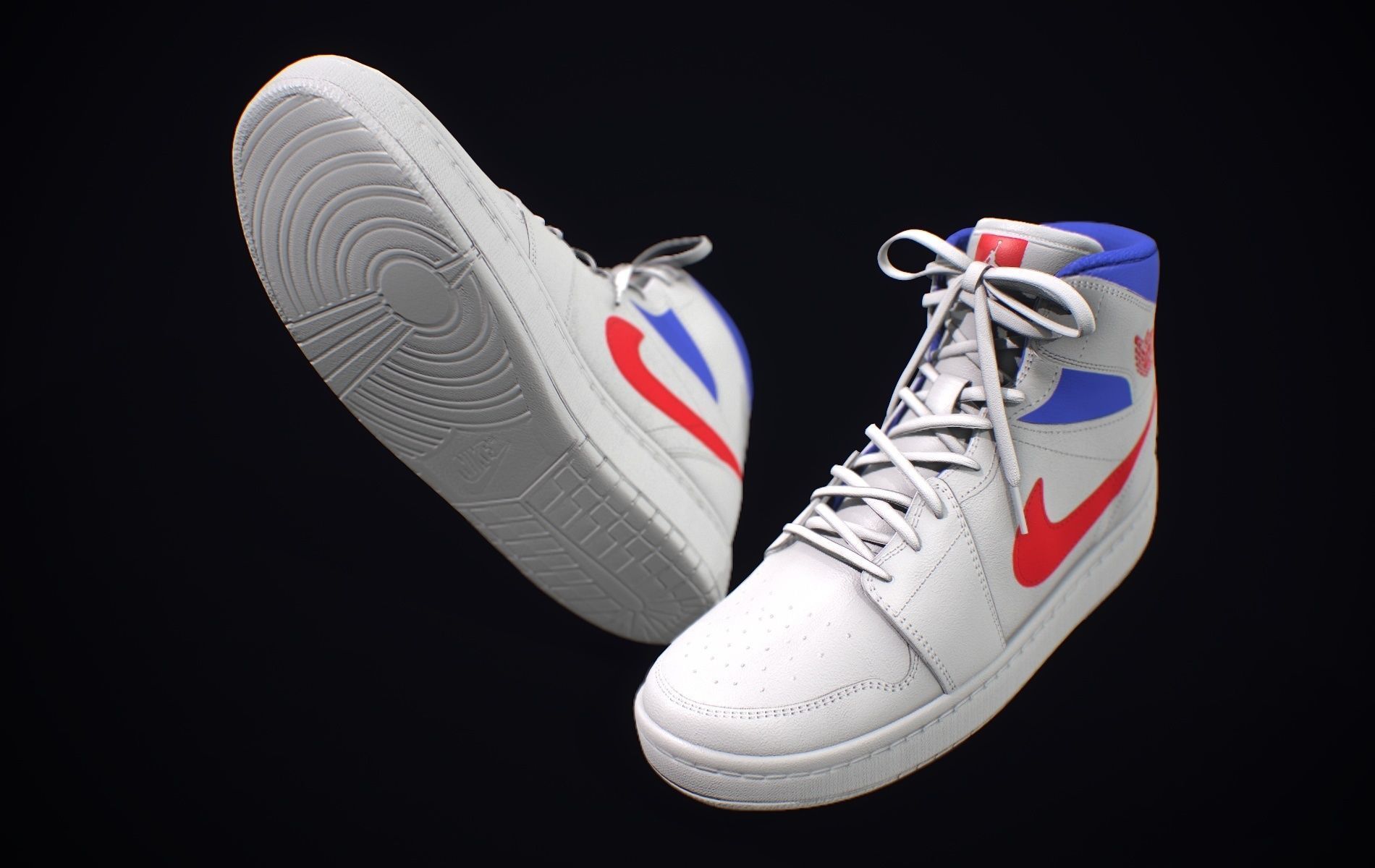 3D model Nike Air Jordan Classic VR / AR / low-poly | CGTrader