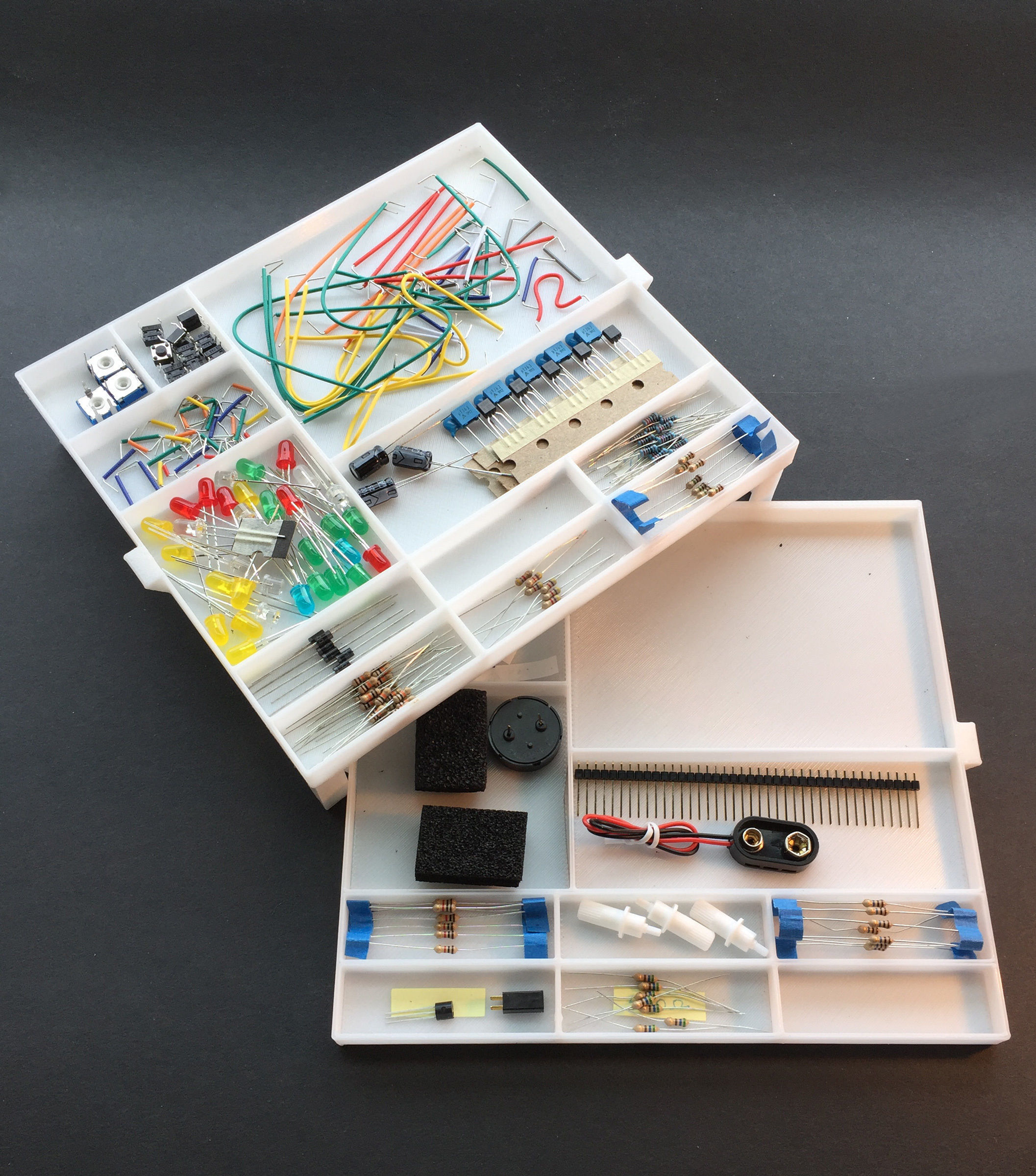 Electronicon component parts tray 3D model 3D printable | CGTrader