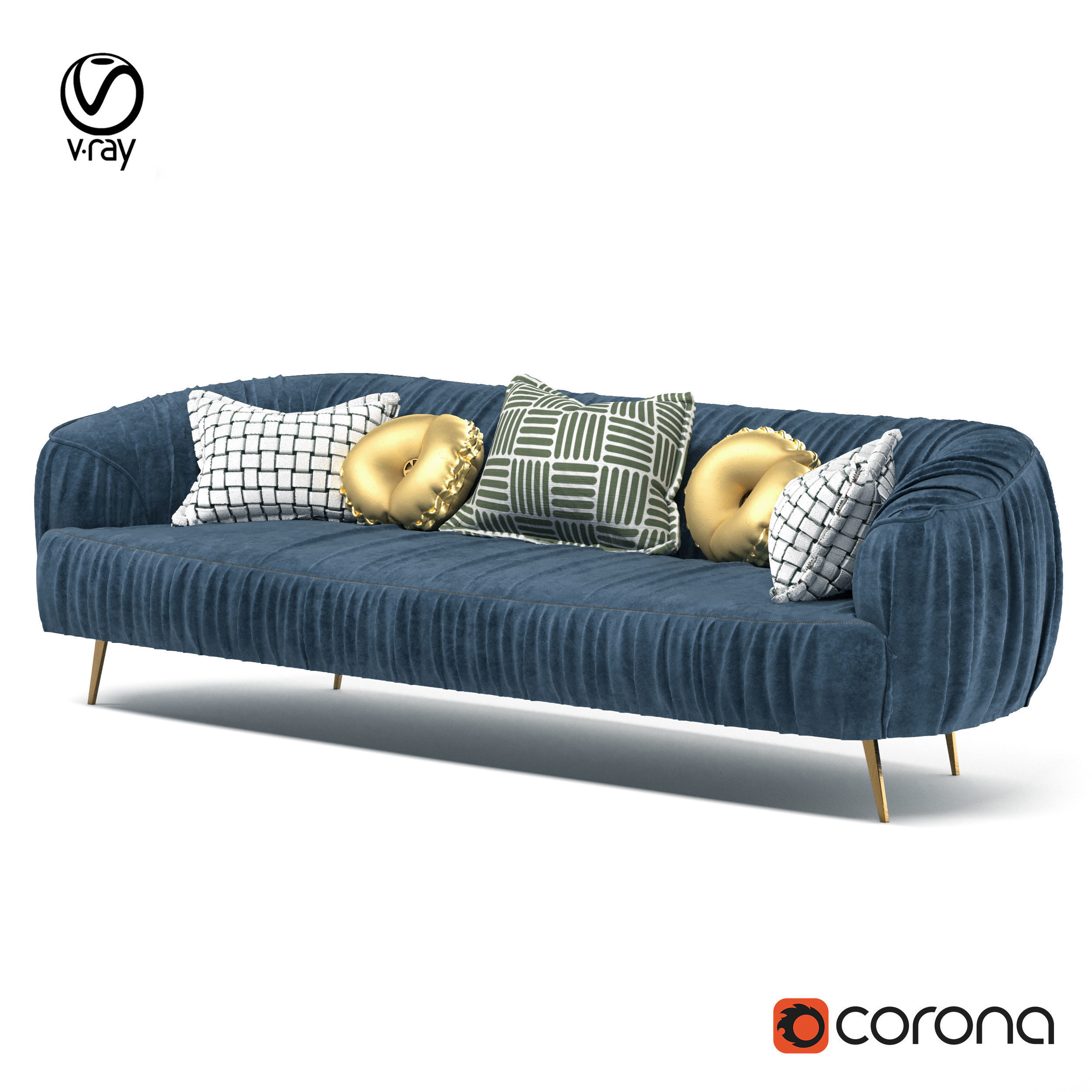 Sofa Rok 05 3D model | CGTrader