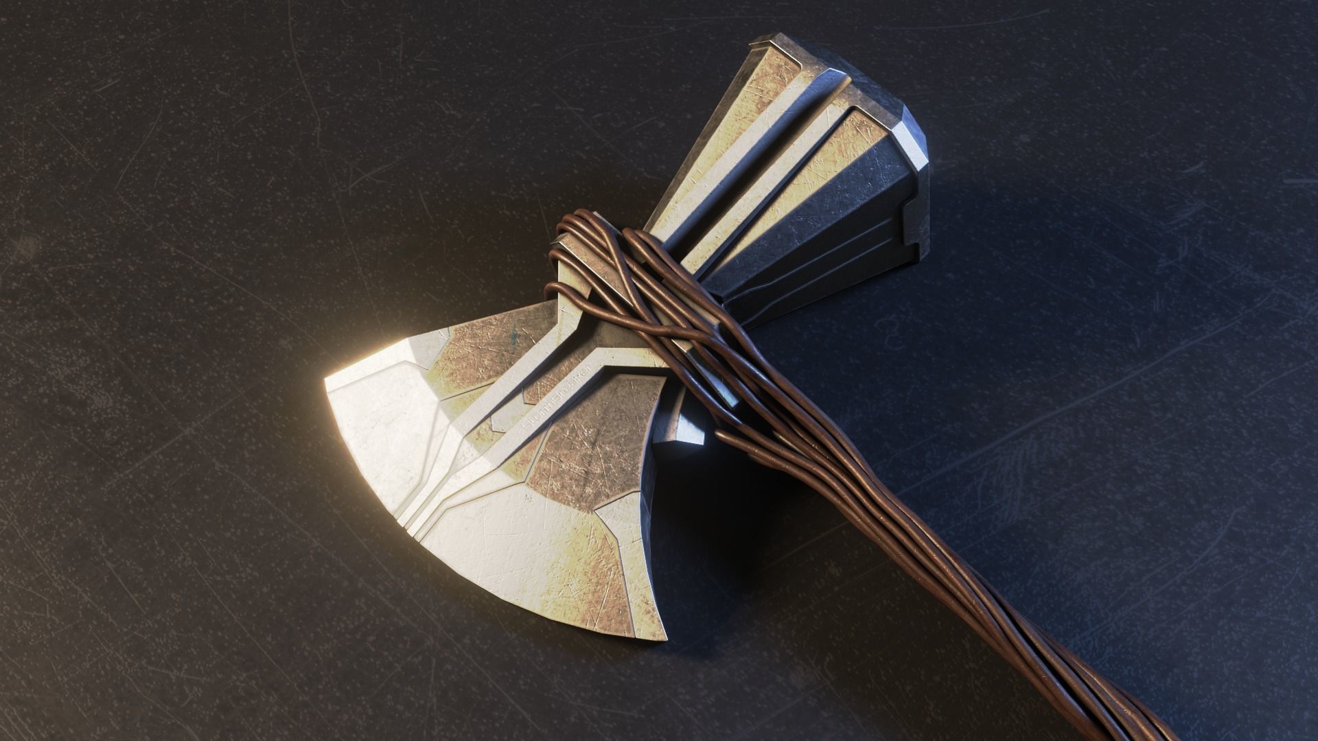 StormBreaker Thor weapon 3D model | CGTrader