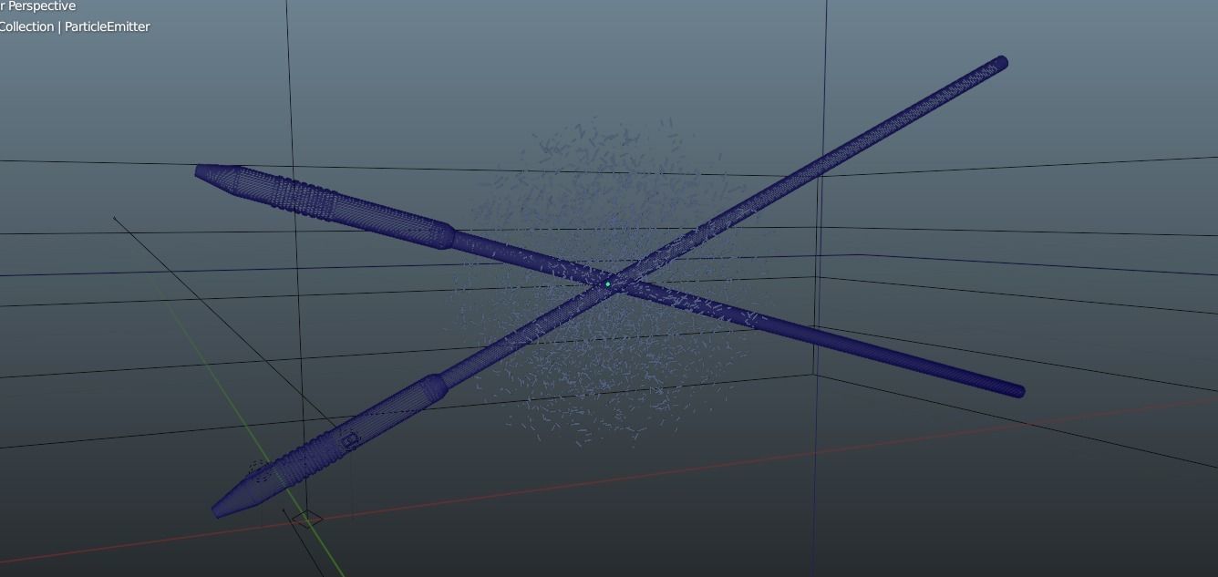 Lightsabers Clashing 3D model | CGTrader