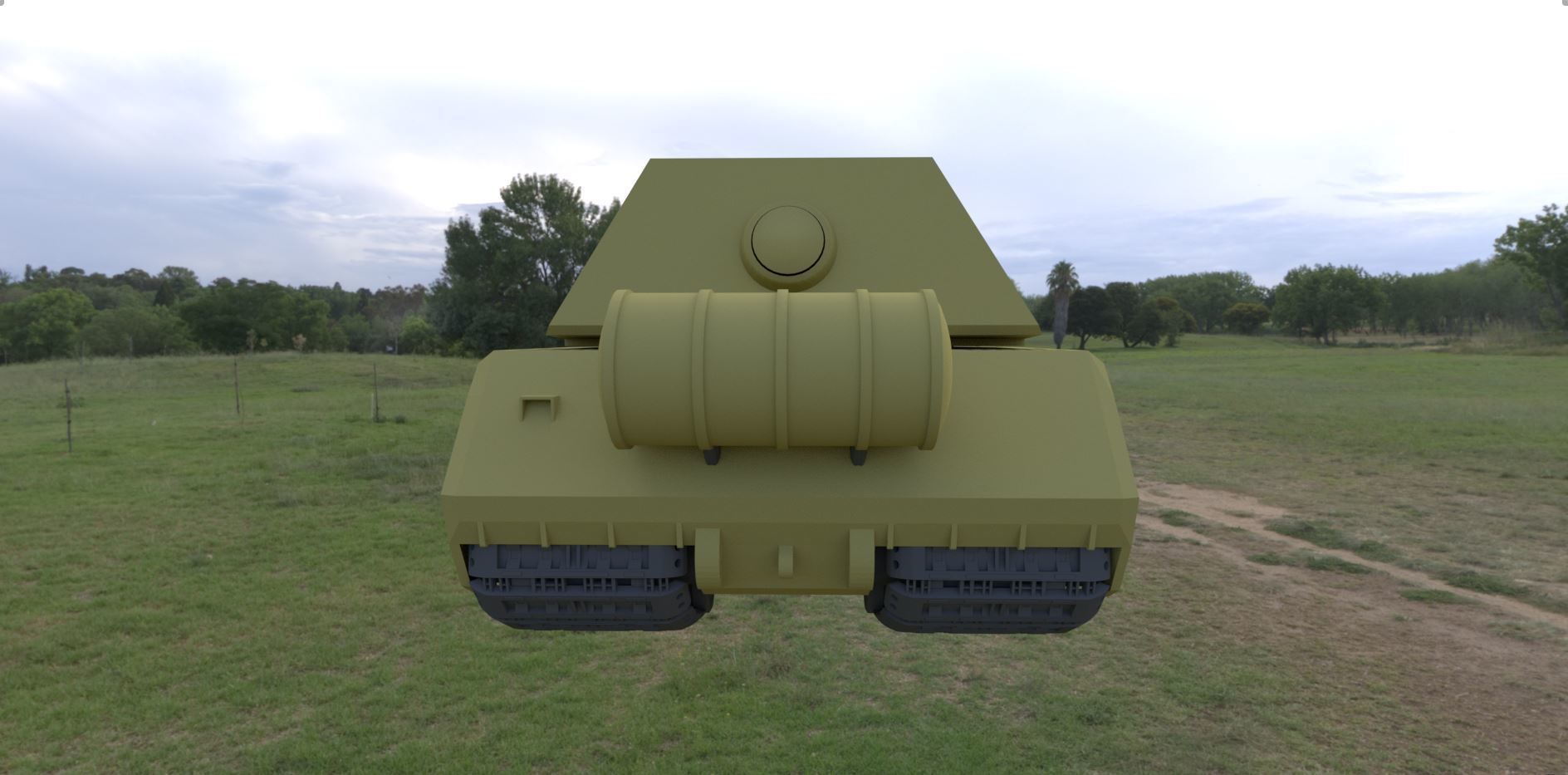 Maus Superheavy WW2 Tank 3D model | CGTrader