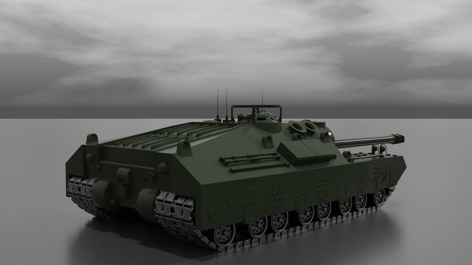 T28 Super-Heavy Tank 3D model | CGTrader