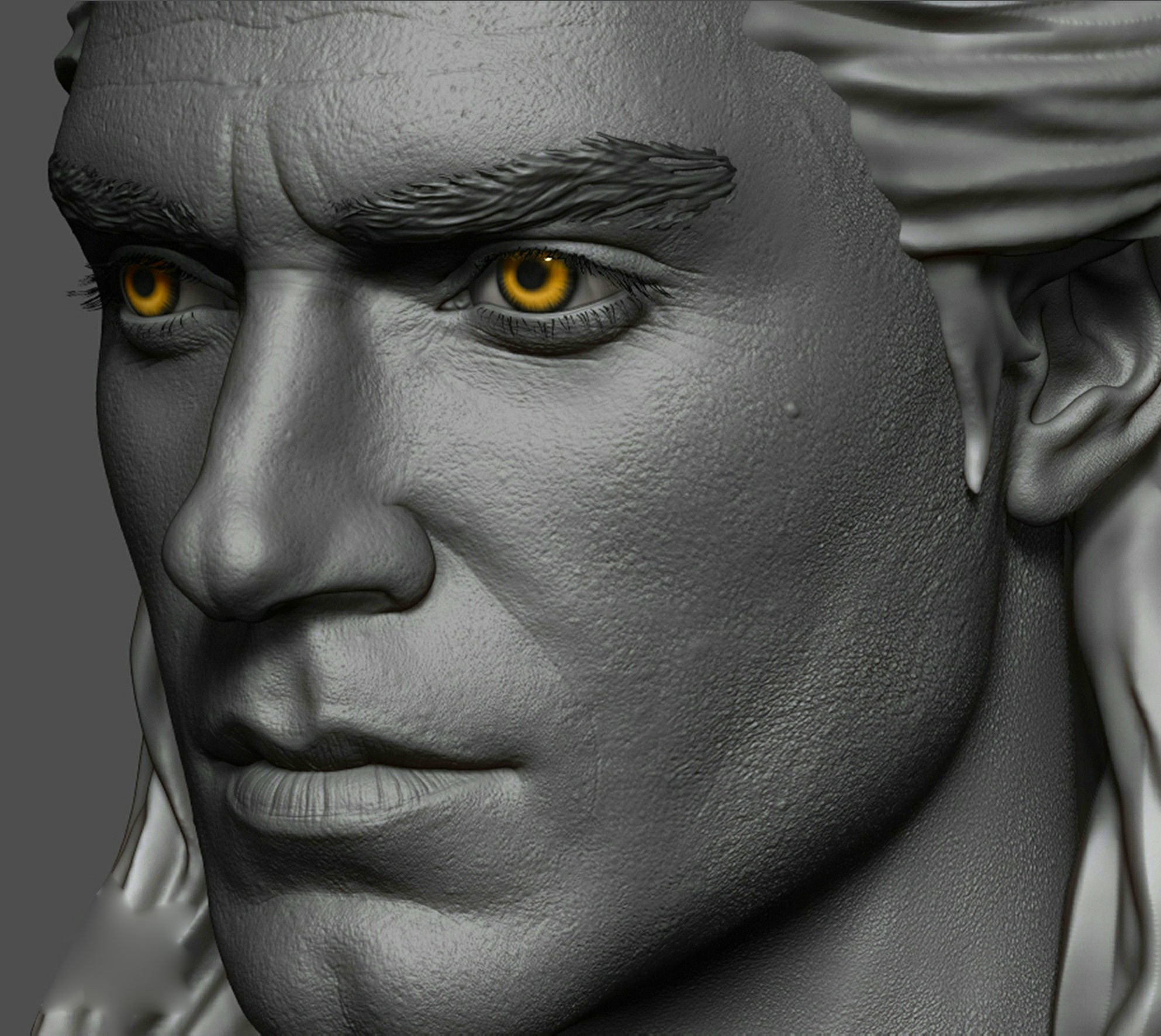 witcher Henry Cavill 3D model | CGTrader
