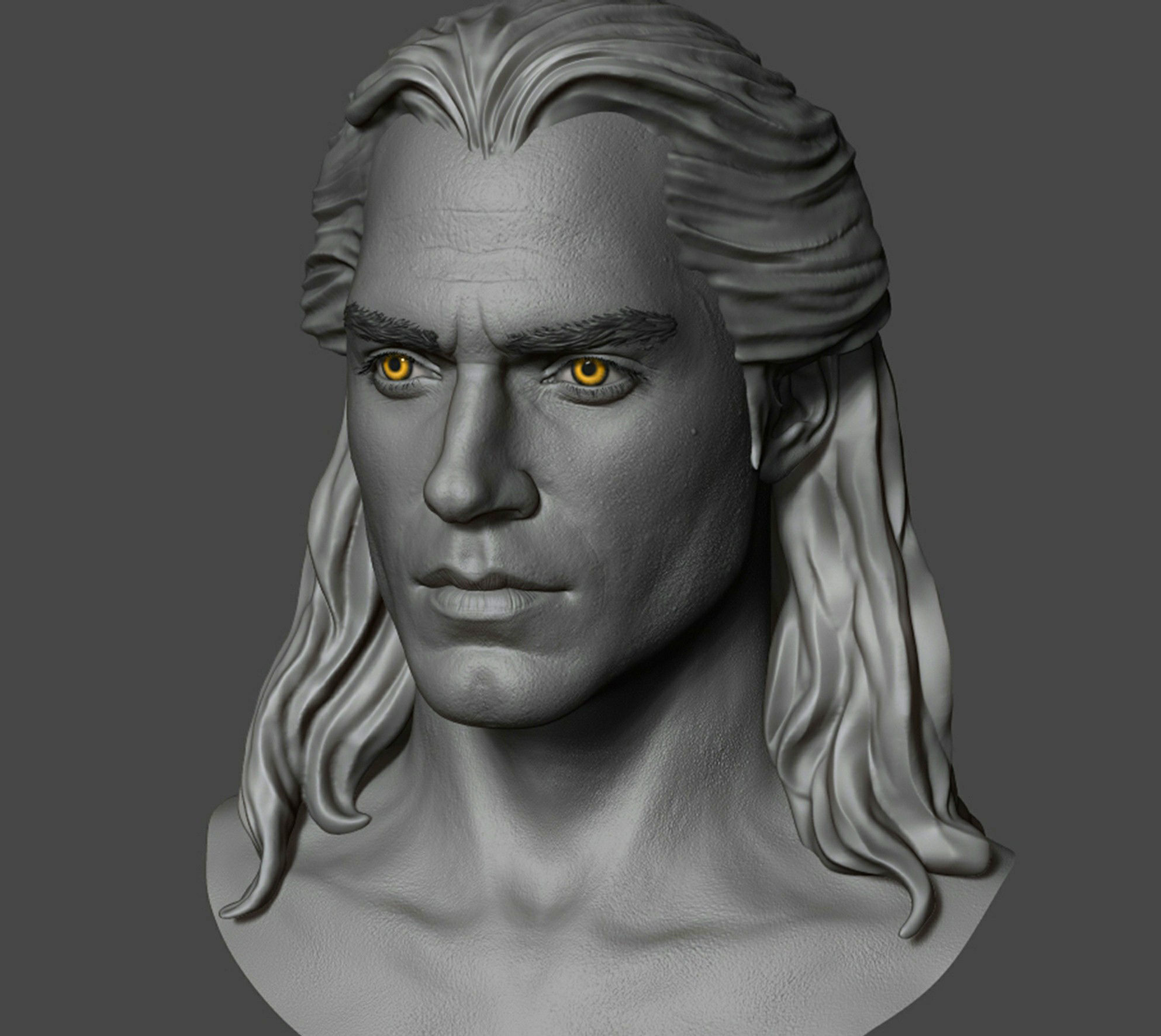 witcher Henry Cavill 3D model | CGTrader